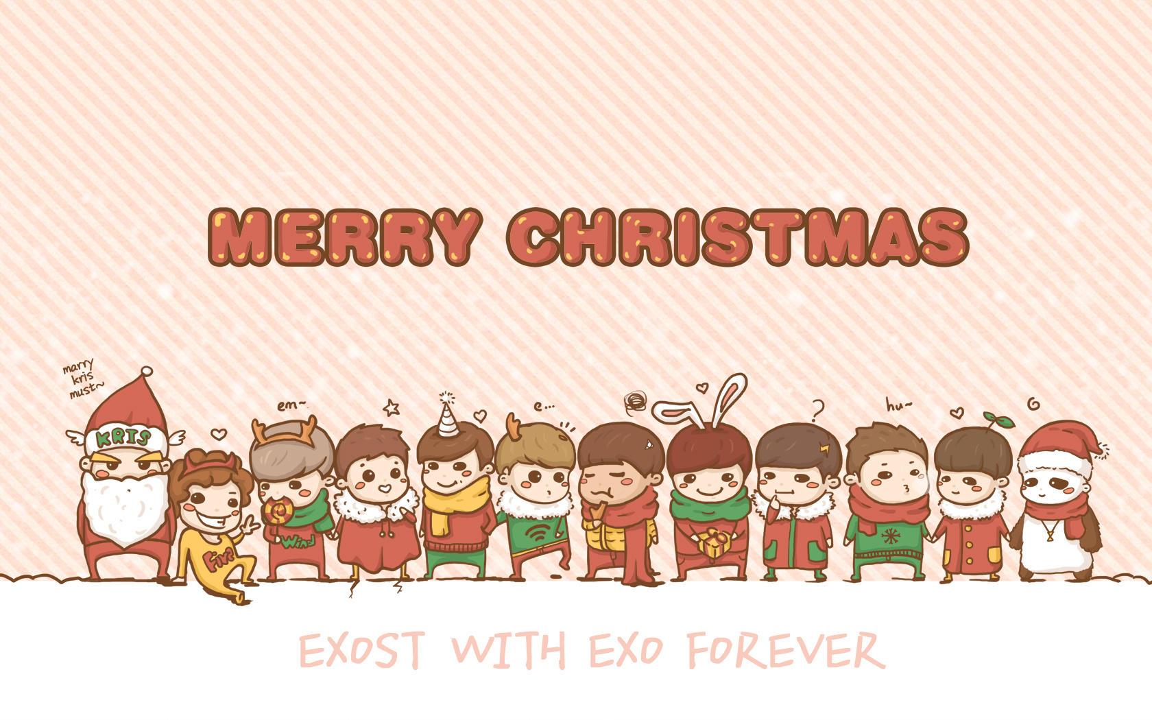 EXO Christmas Wallpapers - Top Free EXO Christmas Backgrounds ...