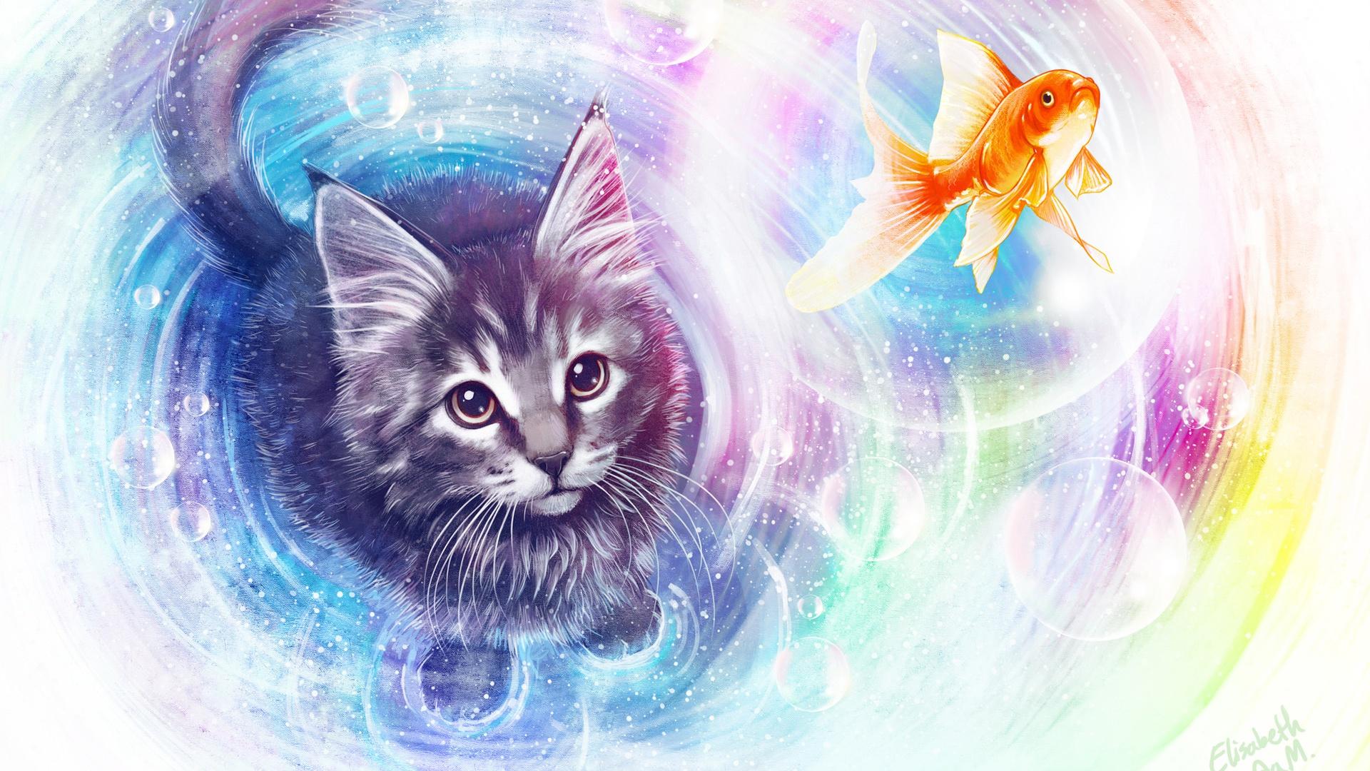 Fantasy Cat Wallpapers - Top Free Fantasy Cat Backgrounds - WallpaperAccess