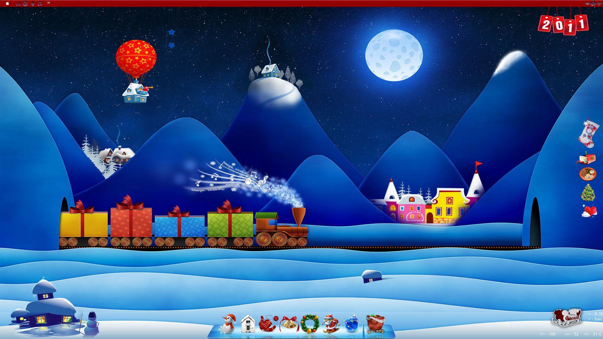 Christmas Train Wallpapers - Top Free Christmas Train Backgrounds ...