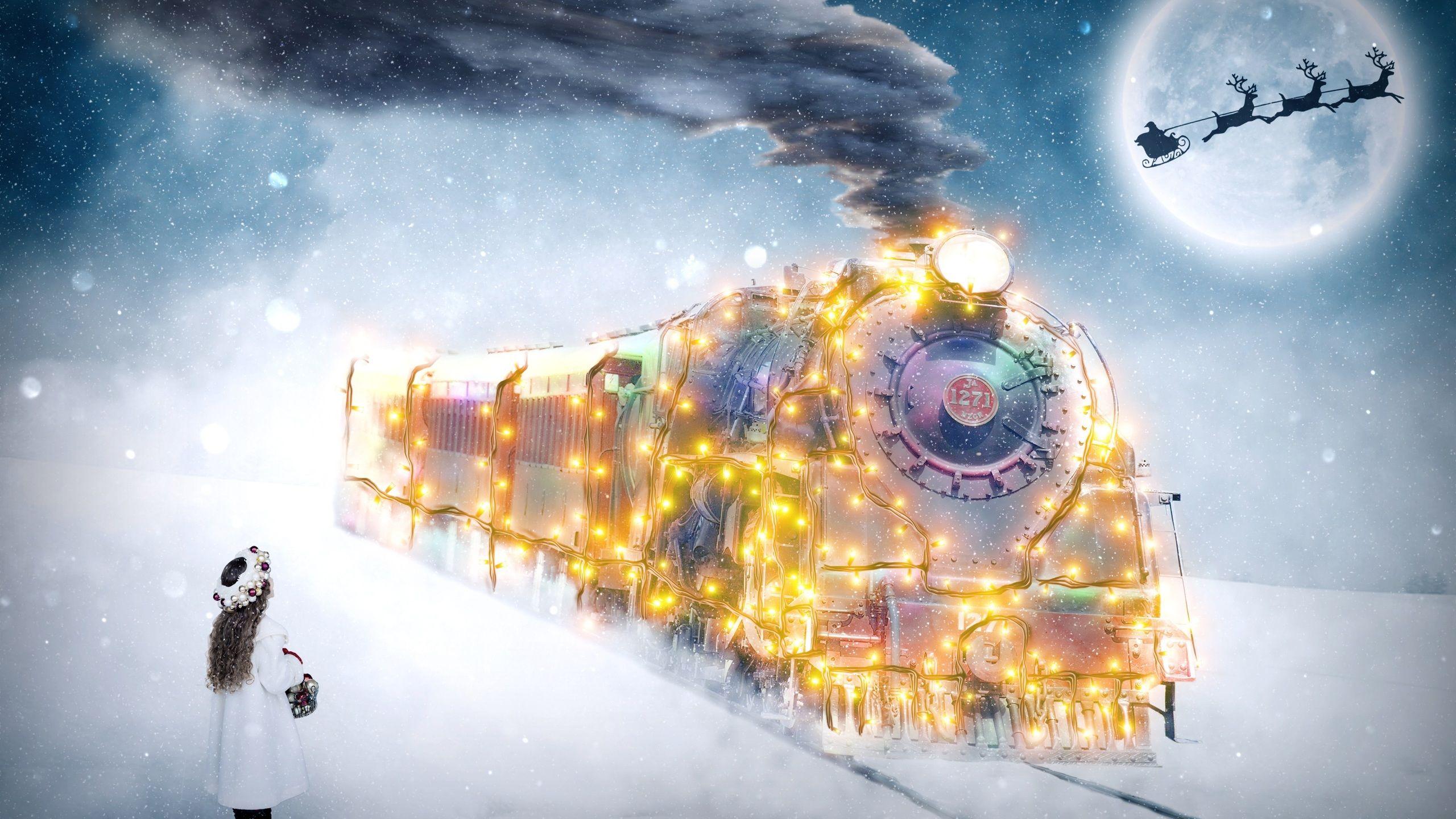 Christmas Train Wallpapers - Top Free Christmas Train Backgrounds ...