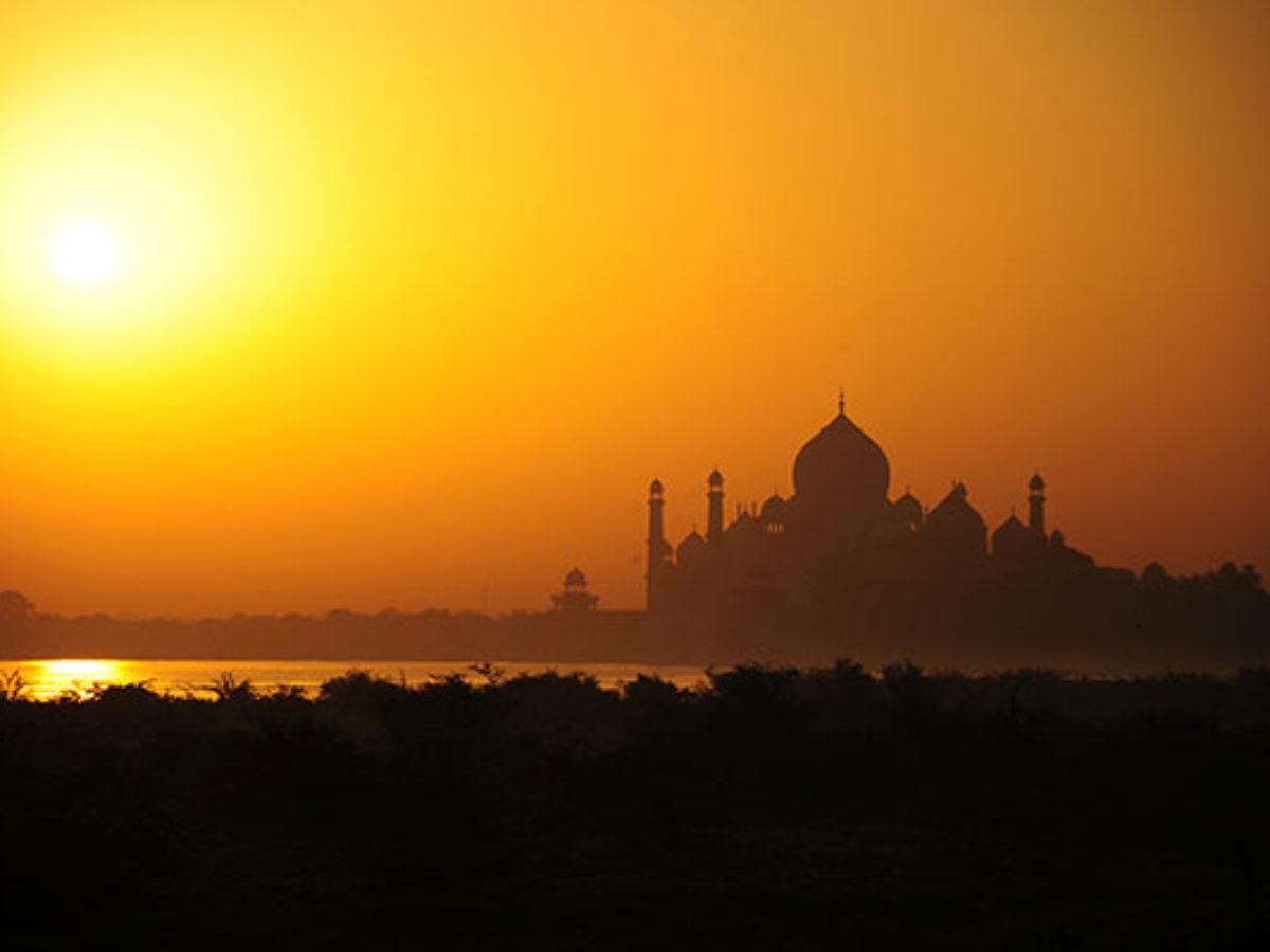 Taj Mahal Sunset Wallpapers - Top Free Taj Mahal Sunset Backgrounds ...