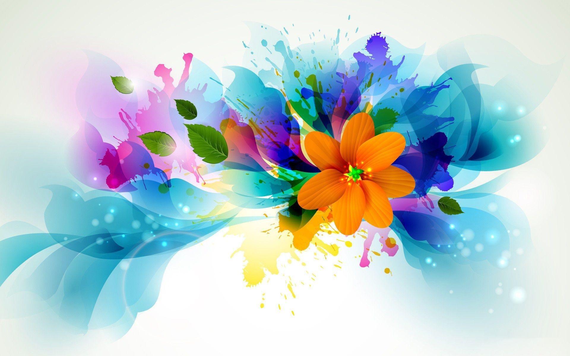 Abstract Flowers Wallpapers - Top Free Abstract Flowers Backgrounds ...