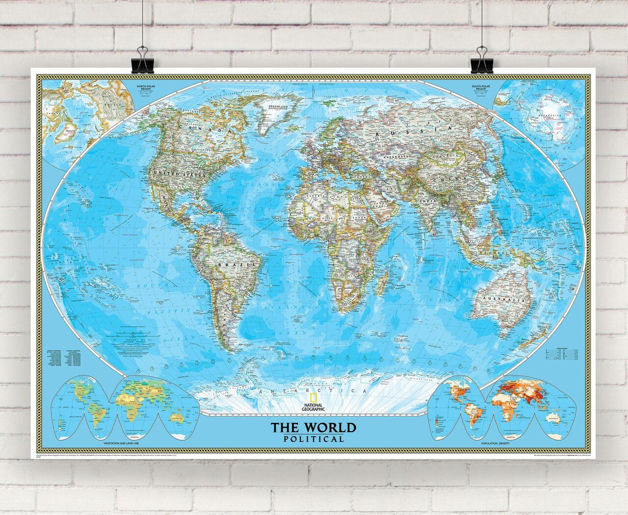 National Geographic World Map Wallpapers - Top Free National Geographic ...