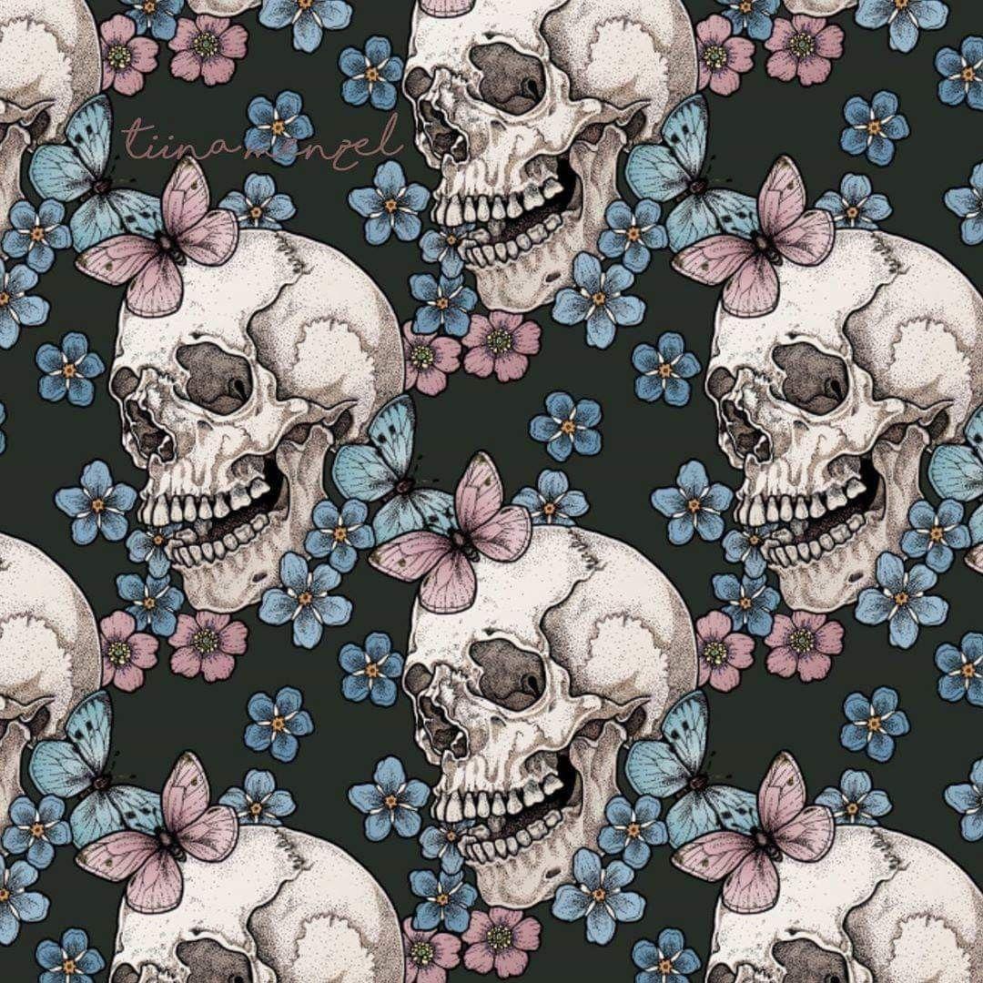 Flower Skull Wallpapers - Top Free Flower Skull Backgrounds - WallpaperAccess