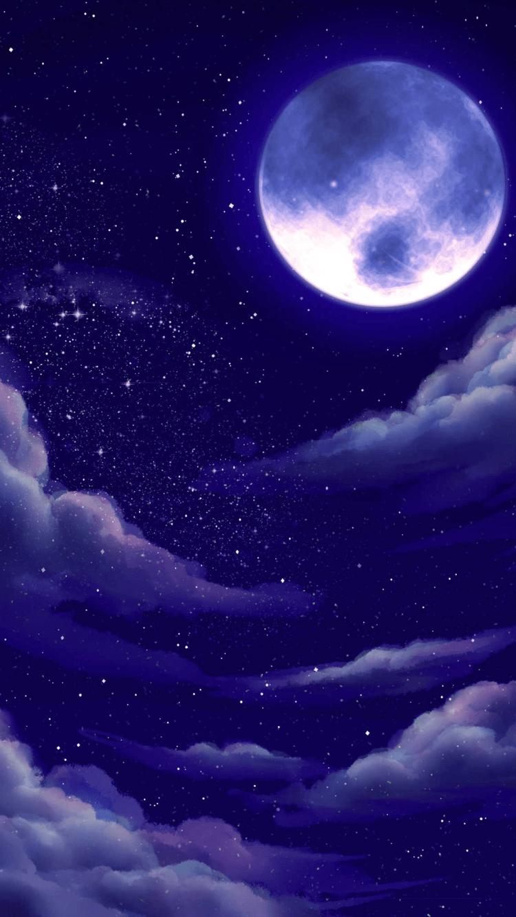 Moon Drawing Wallpapers - Top Free Moon Drawing Backgrounds ...