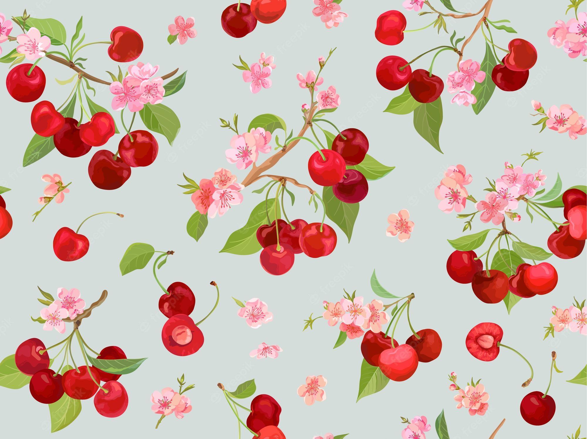 Vintage Cherry Wallpapers - Top Free Vintage Cherry Backgrounds ...