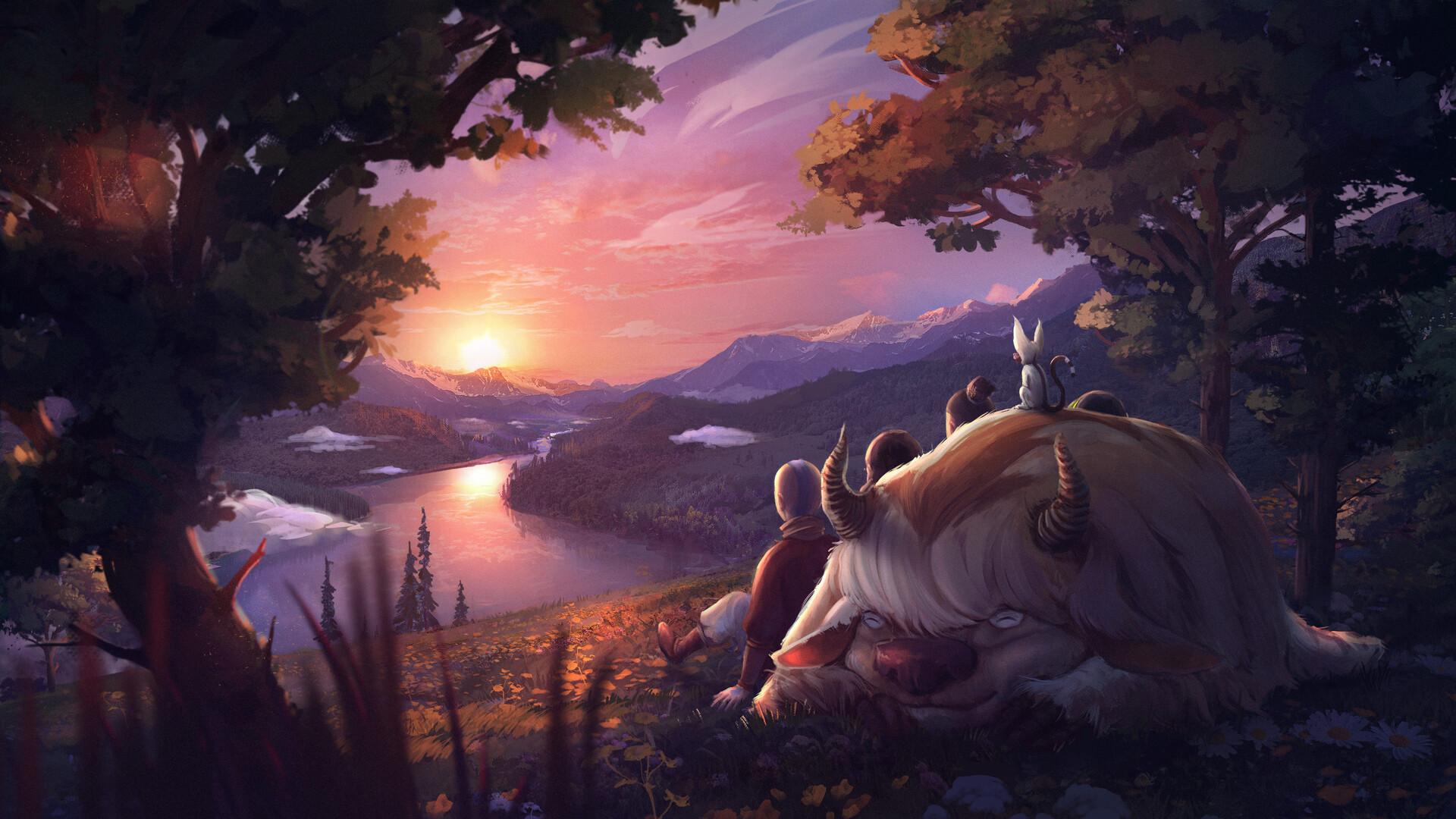 Avatar The Last Airbender Landscape Wallpapers - Top Free Avatar The ...