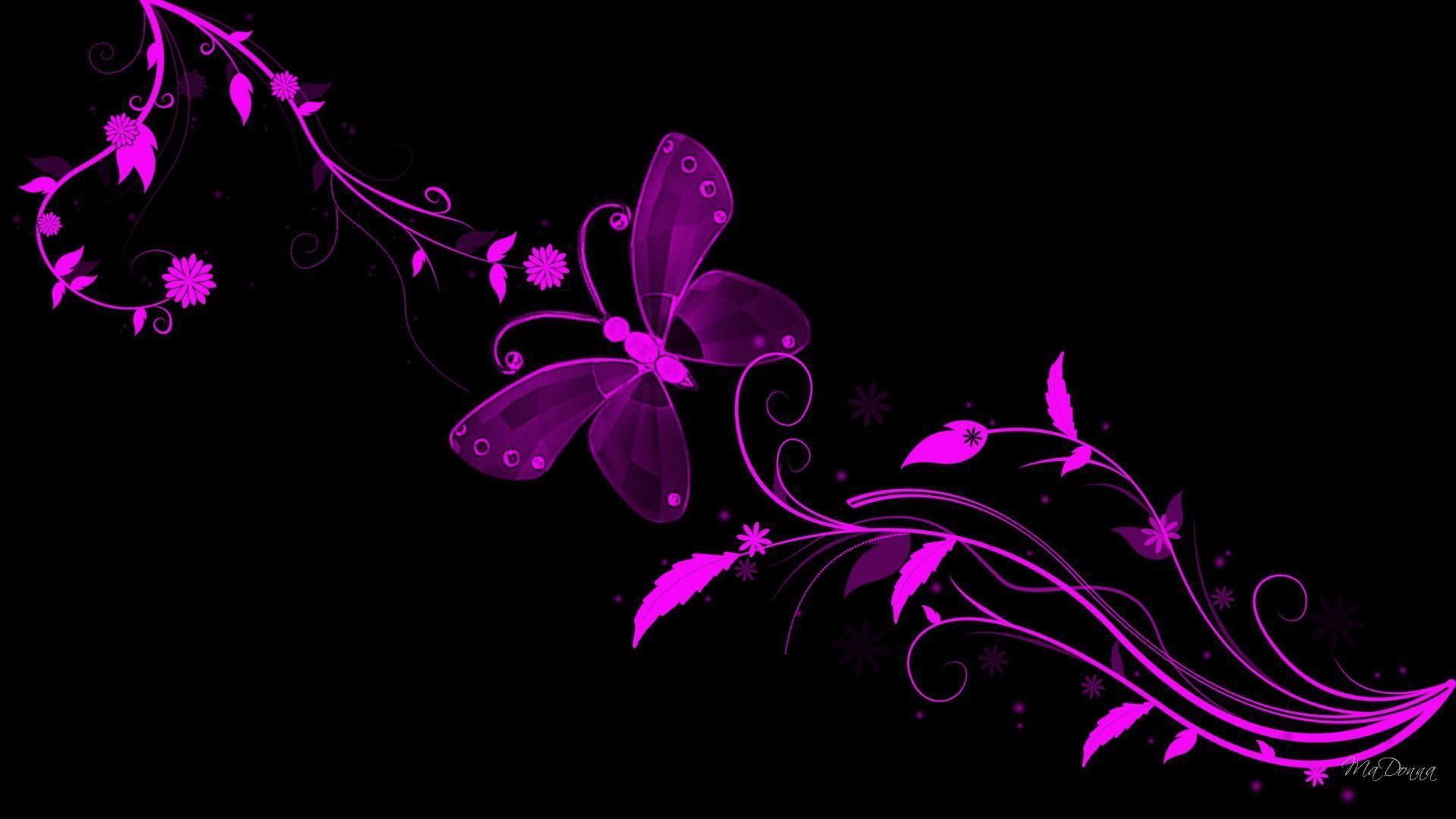 Purple Butterfly Abstract Wallpapers - Top Free Purple Butterfly ...