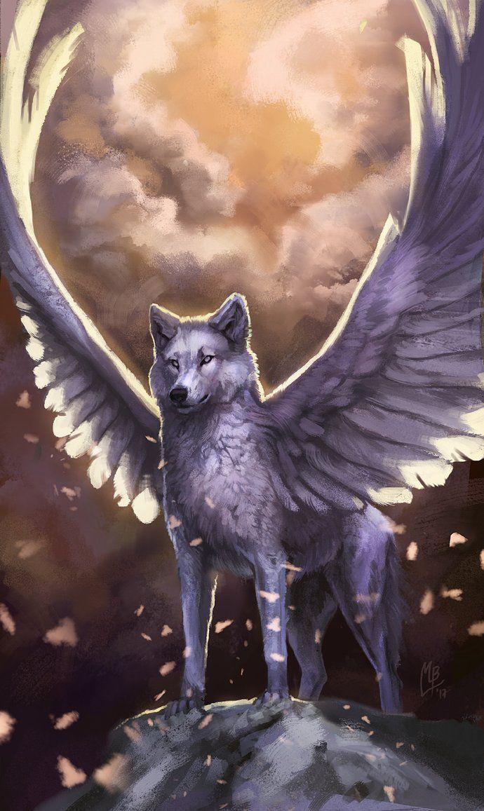 Flying Wolf Wallpapers - Top Free Flying Wolf Backgrounds - WallpaperAccess