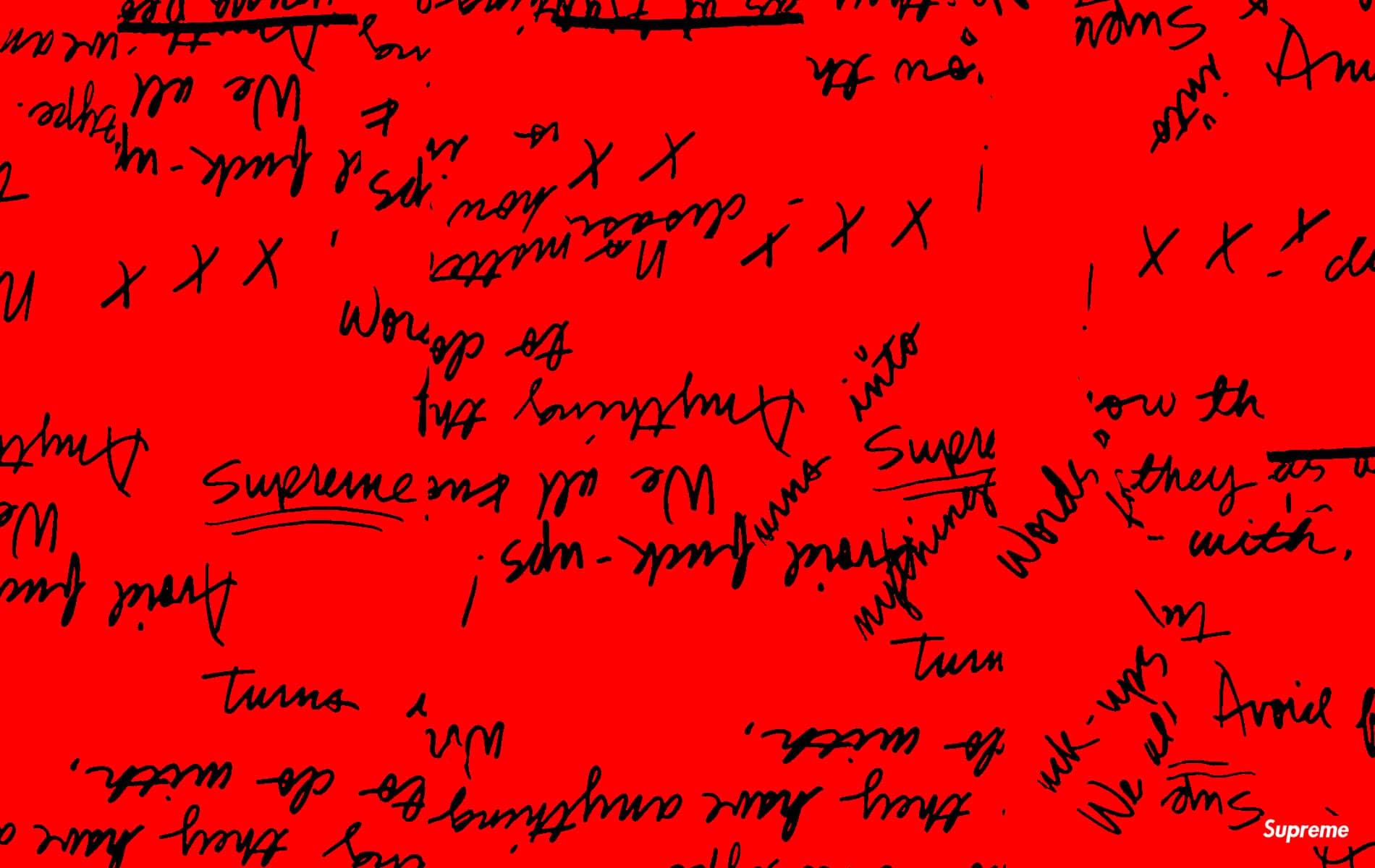 Supreme Red Wallpapers - Top Free Supreme Red Backgrounds - WallpaperAccess