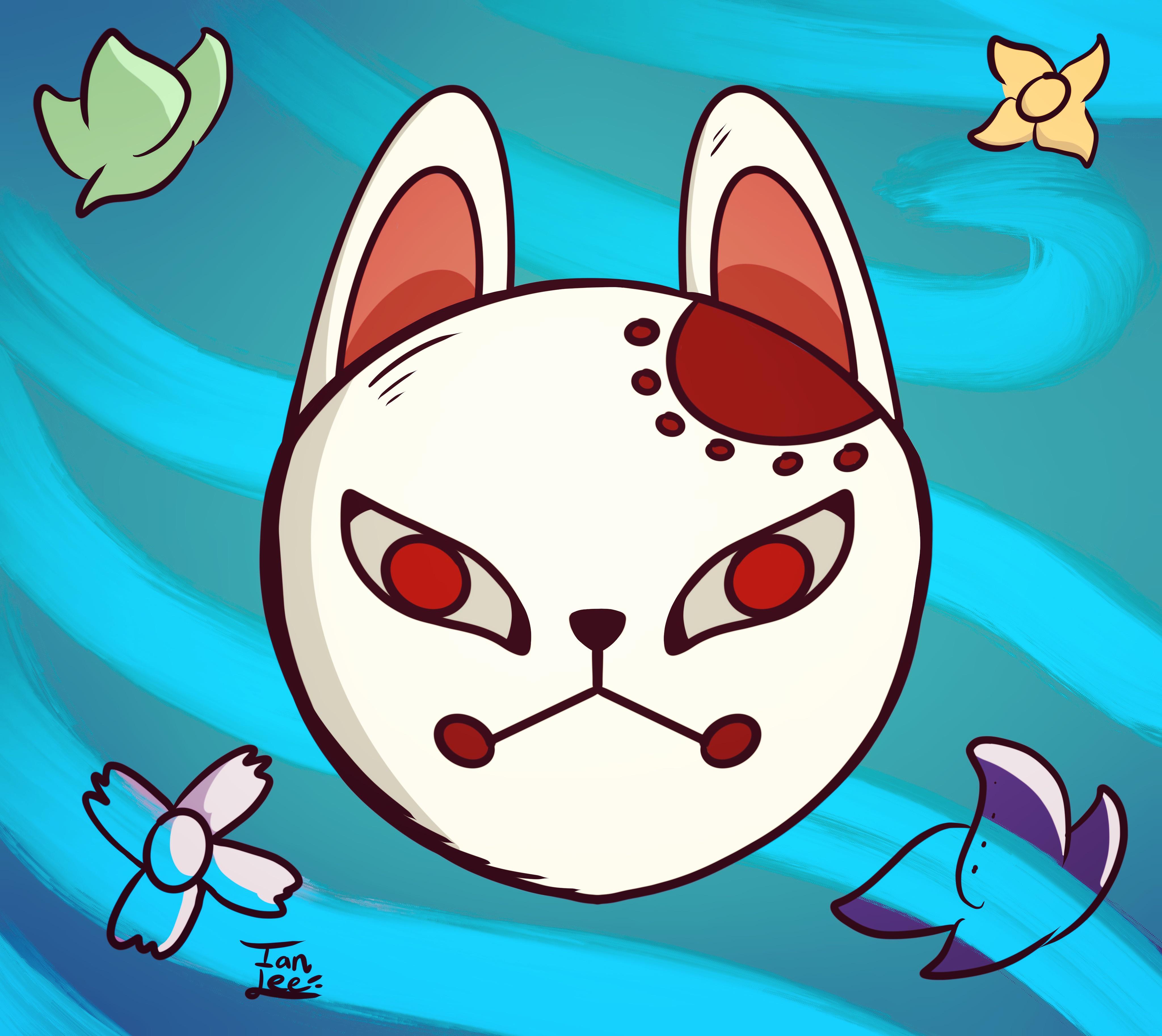 Demon Slayer Fox Mask Wallpapers - Top Free Demon Slayer Fox Mask ...