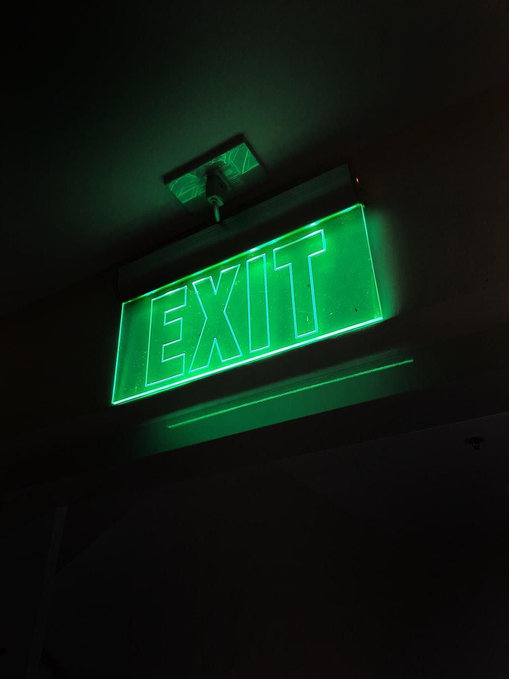 Exit Sign Wallpapers - Top Free Exit Sign Backgrounds - WallpaperAccess