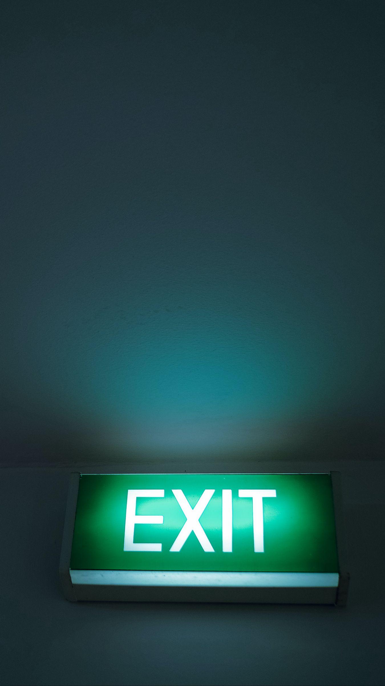 Exit Sign Wallpapers - Top Free Exit Sign Backgrounds - WallpaperAccess