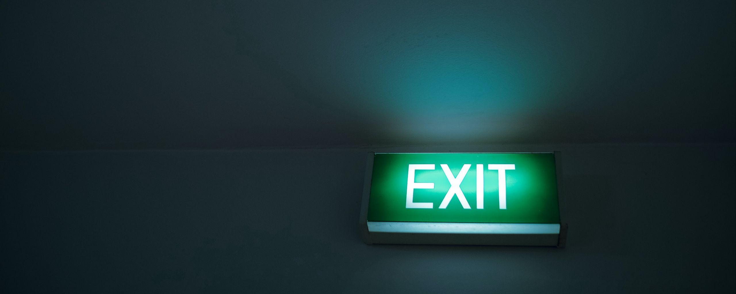 Exit Sign Wallpapers - Top Free Exit Sign Backgrounds - WallpaperAccess