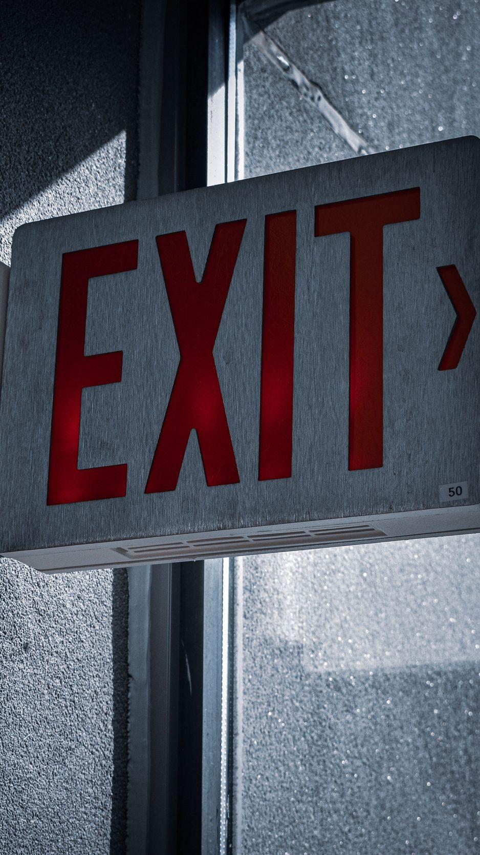 Exit Sign Wallpapers - Top Free Exit Sign Backgrounds - WallpaperAccess