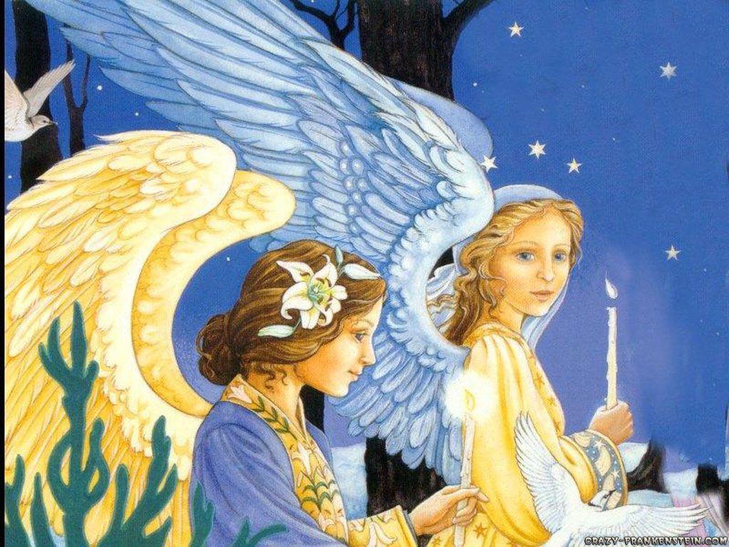 Christmas Angels Wallpapers - Top Free Christmas Angels Backgrounds ...