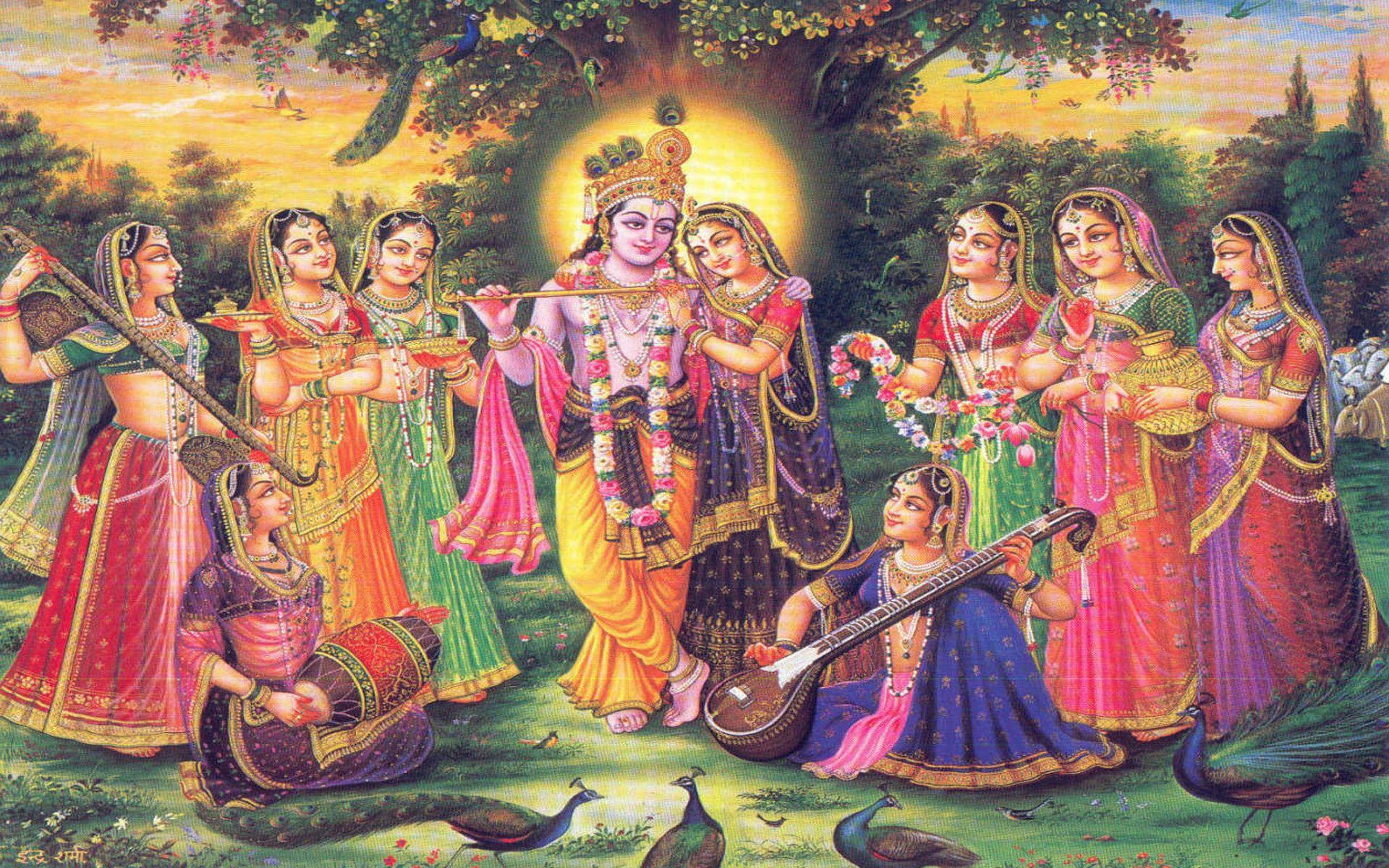 Krishna Leela Wallpapers - Top Free Krishna Leela Backgrounds ...