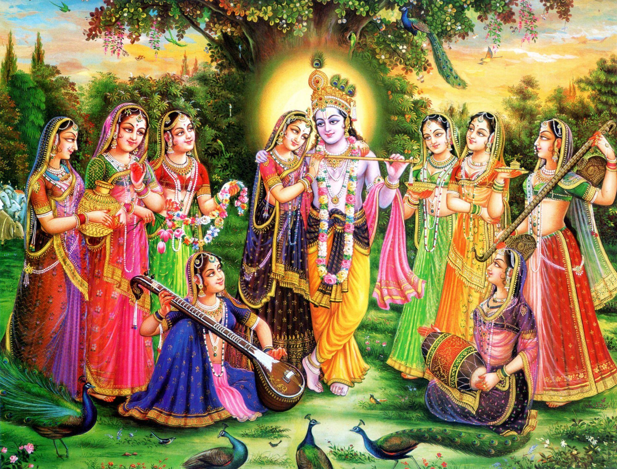 Krishna Leela Wallpapers - Top Free Krishna Leela Backgrounds ...