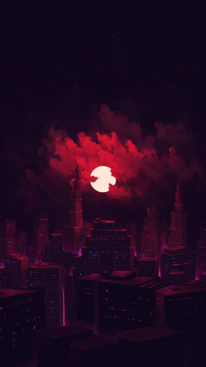 Red Skyline Wallpapers - Top Free Red Skyline Backgrounds - WallpaperAccess