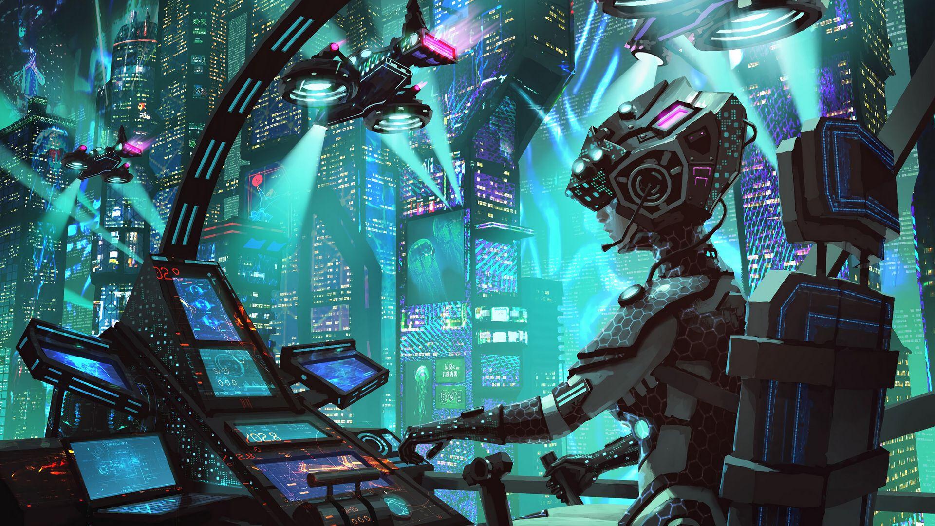 1920X1080 Robot Wallpapers - Top Free 1920X1080 Robot Backgrounds ...