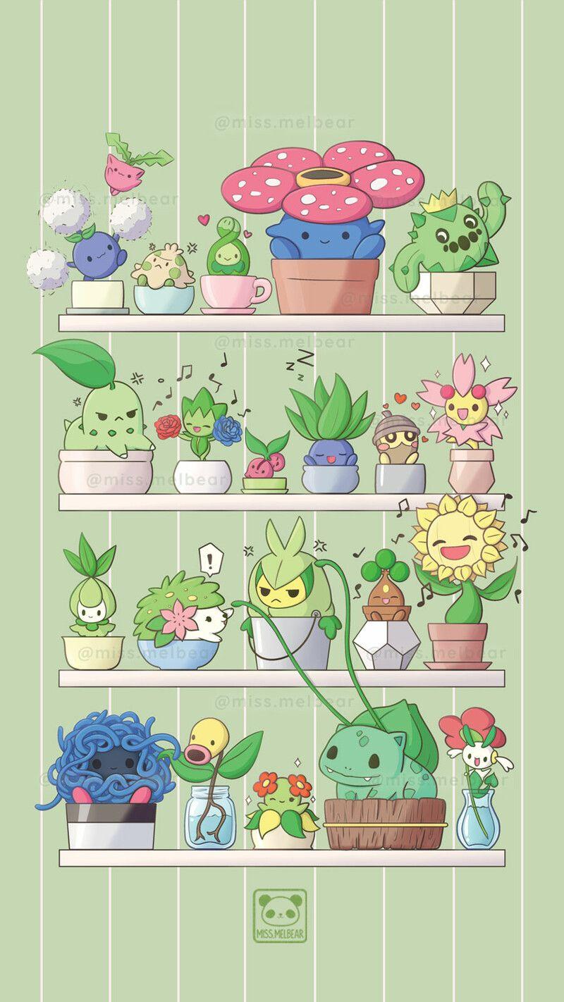 Grass Type Pokémon Wallpapers - Top Free Grass Type Pokémon Backgrounds ...