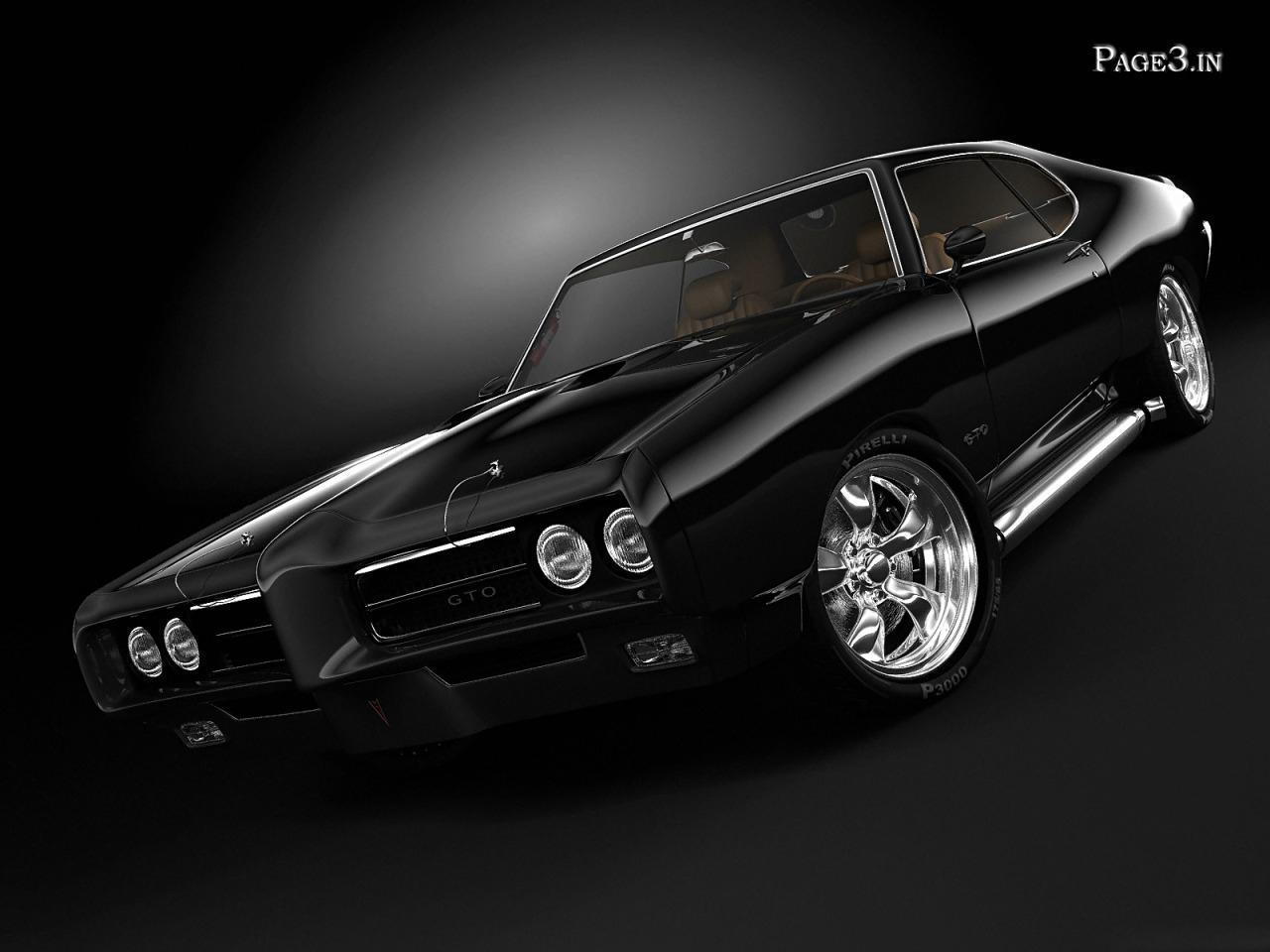 Black Muscle Cars Wallpapers - Top Free Black Muscle Cars Backgrounds ...