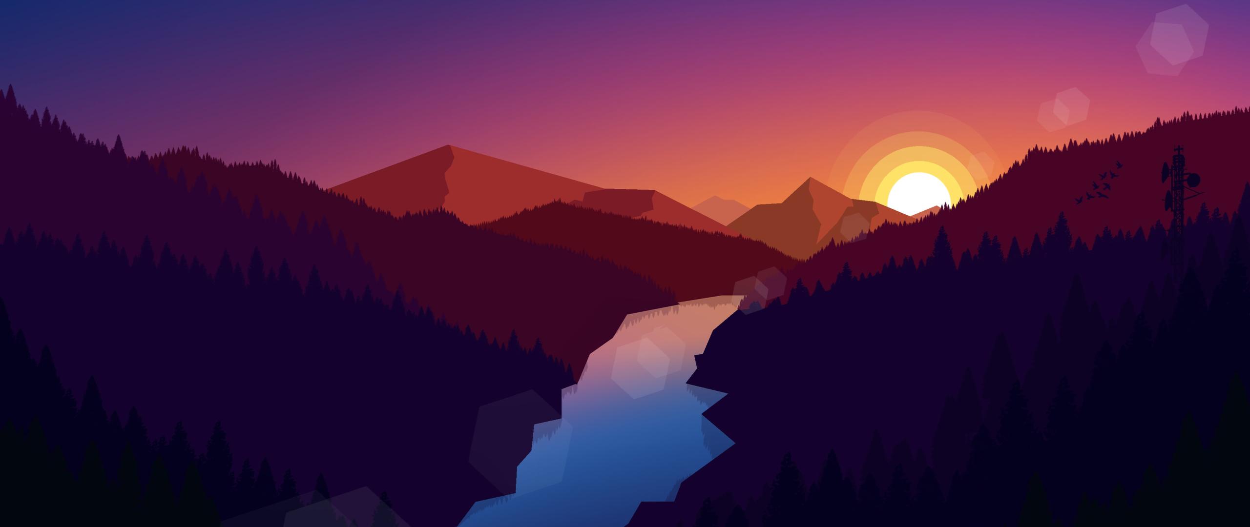 Simple Sunset Wallpapers - Top Free Simple Sunset Backgrounds ...