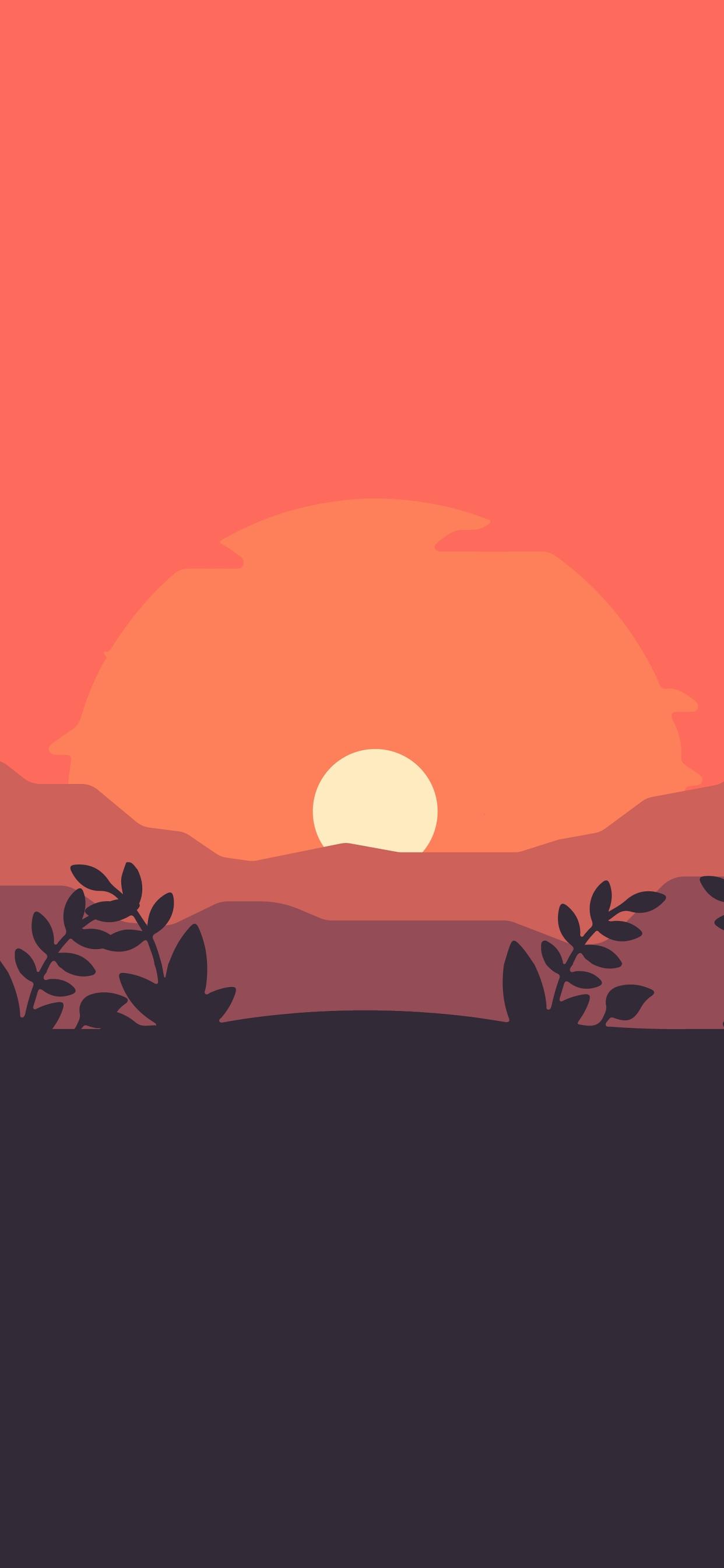 Simple Sunset Wallpapers - Top Free Simple Sunset Backgrounds ...