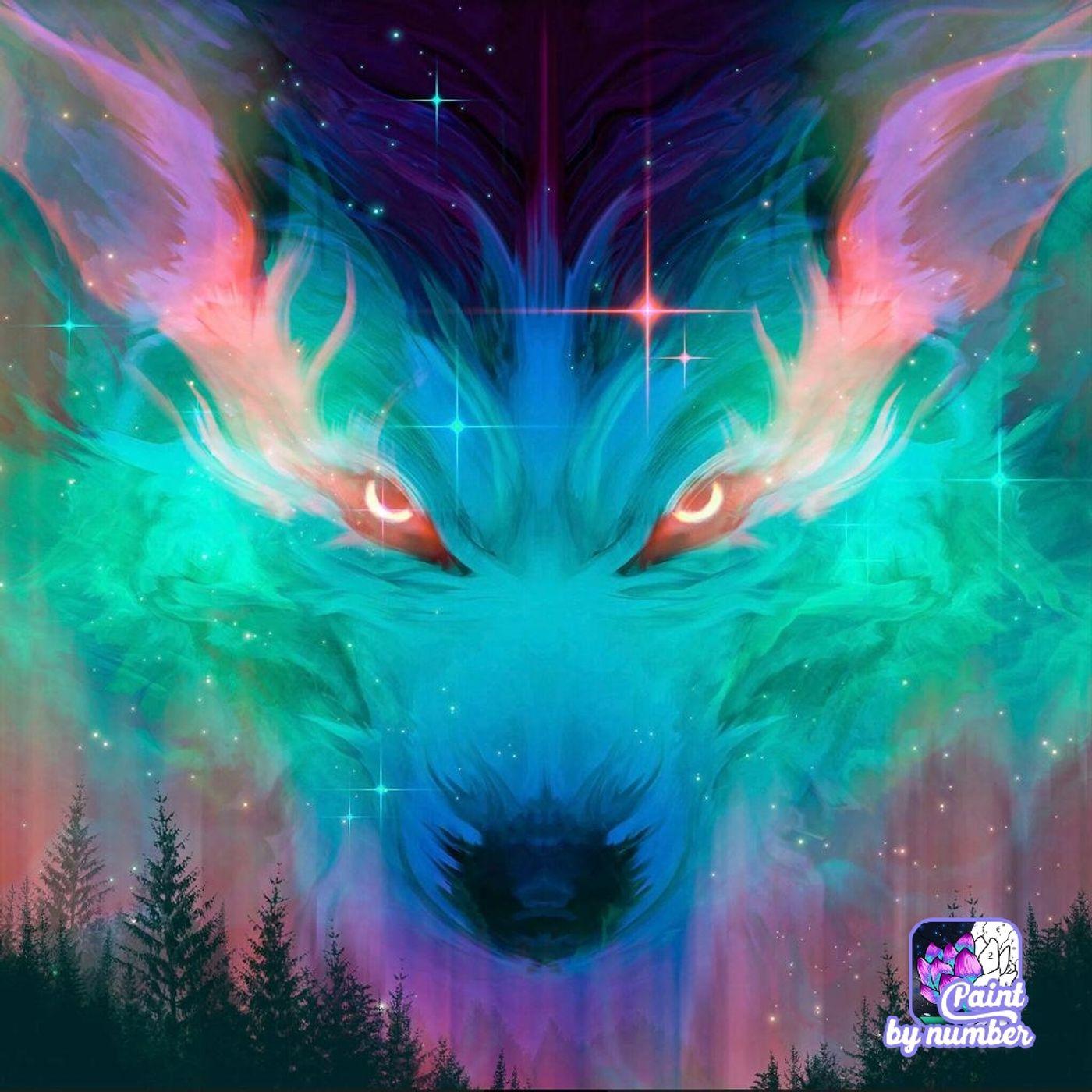 Cosmic Wolf Wallpapers - Top Free Cosmic Wolf Backgrounds - WallpaperAccess