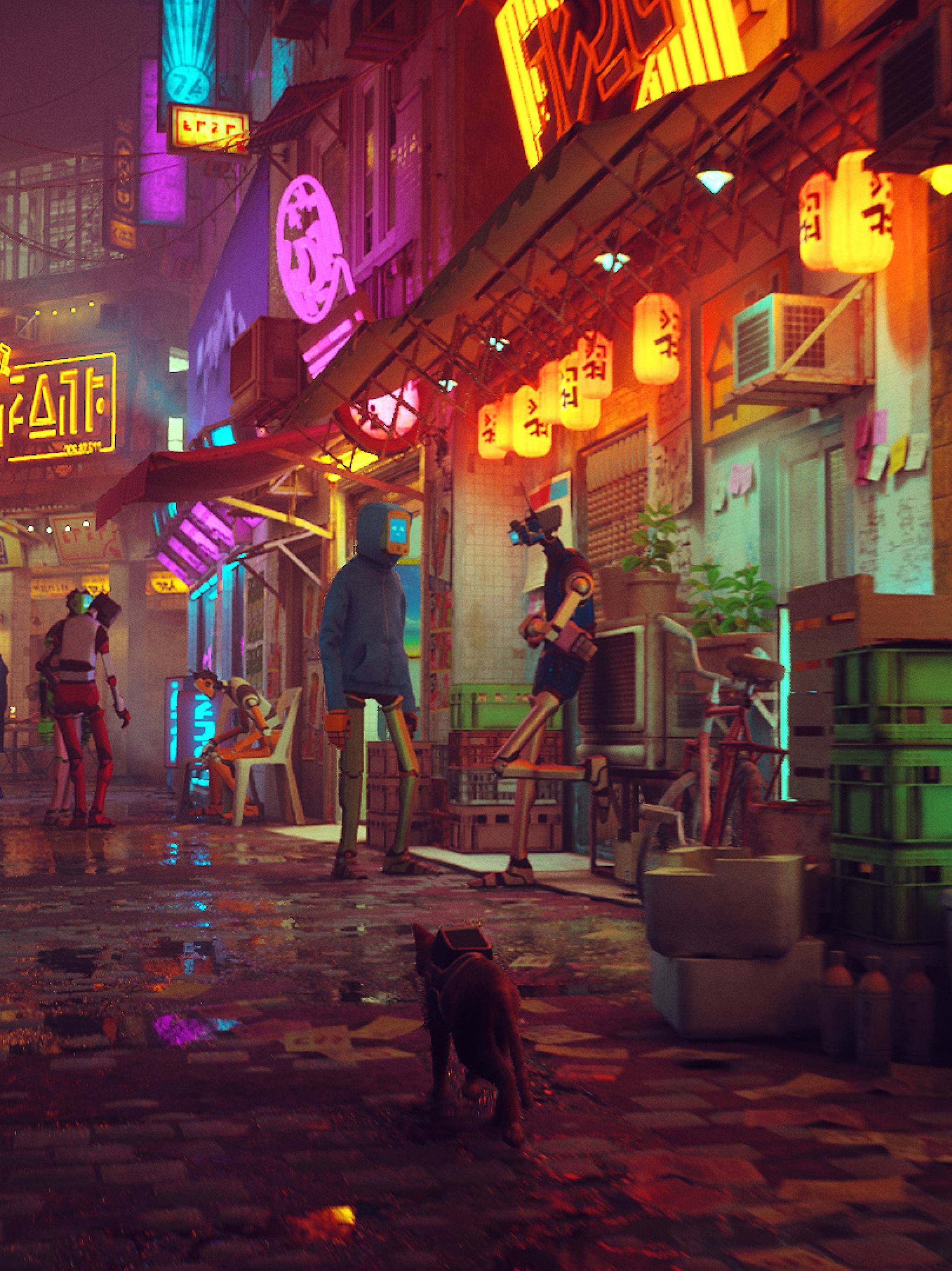 Stray Game Wallpapers - Top Free Stray Game Backgrounds - WallpaperAccess