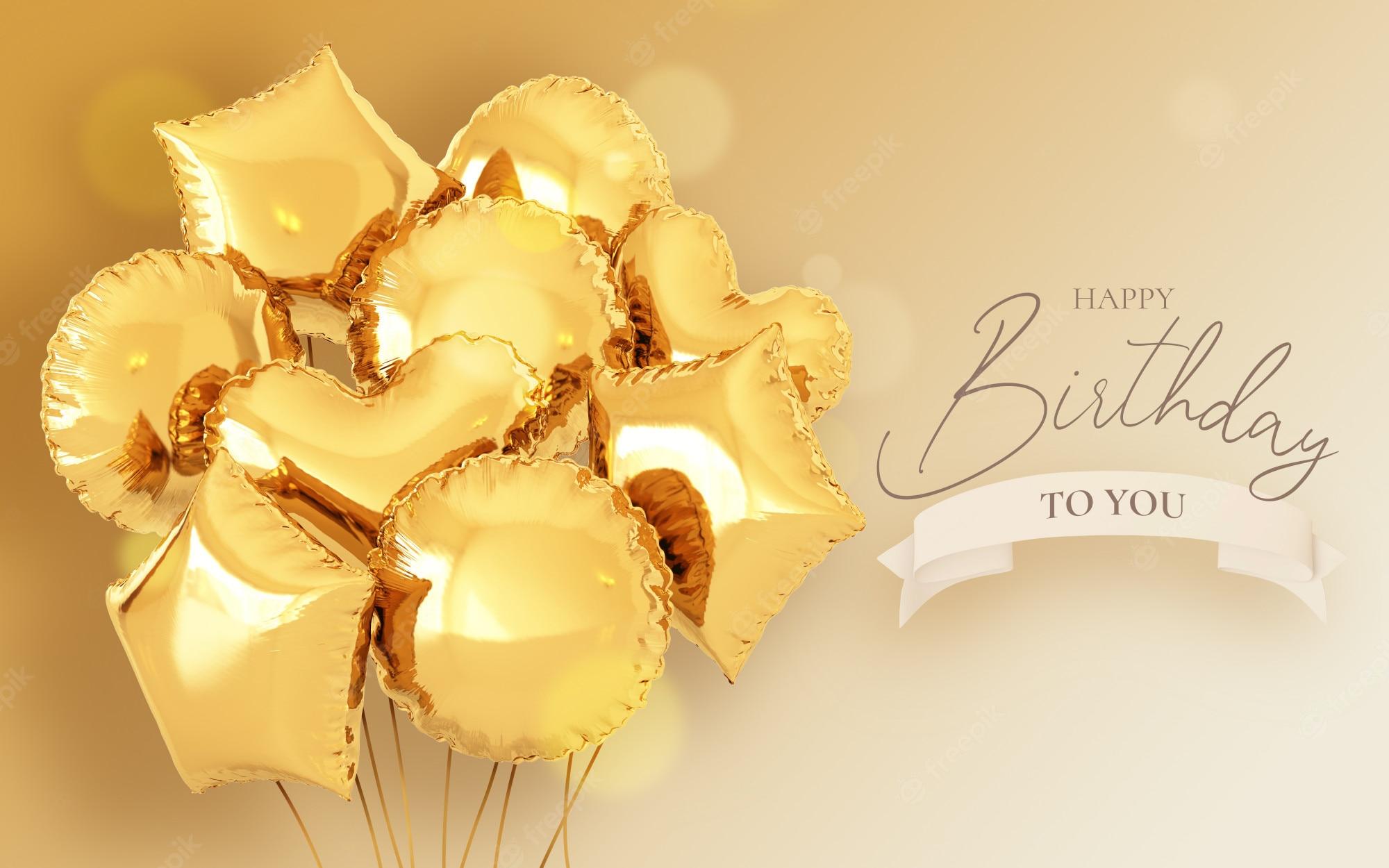 Golden Birthday Wallpapers - Top Free Golden Birthday Backgrounds ...