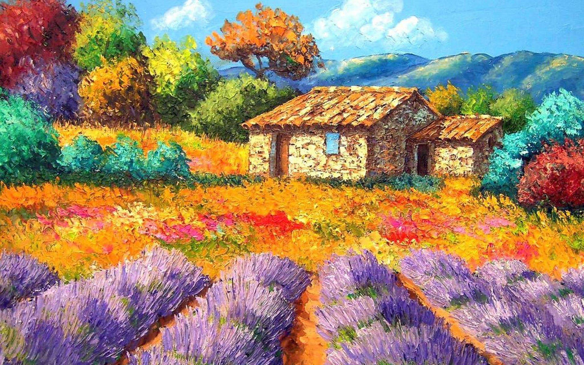 Garden Painting Wallpapers - Top Free Garden Painting Backgrounds ...