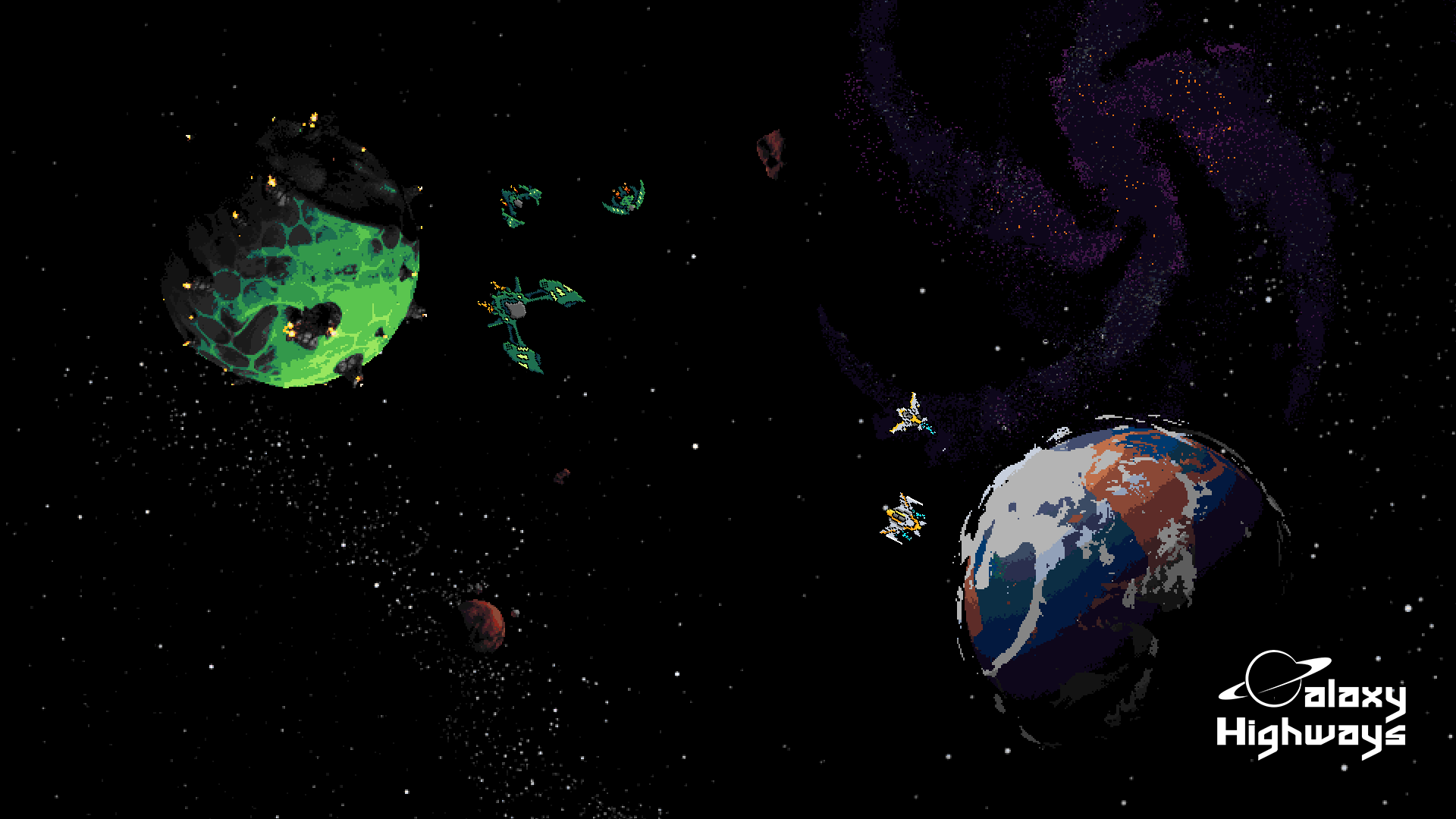 Pixel Art Space Wallpapers - Top Free Pixel Art Space Backgrounds ...