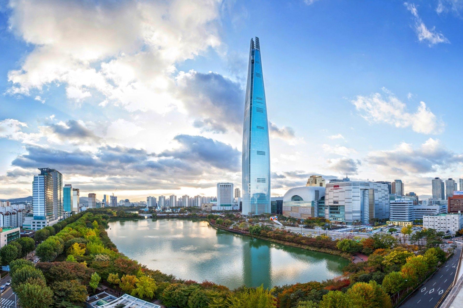 Lotte World Tower Wallpapers - Top Free Lotte World Tower Backgrounds ...