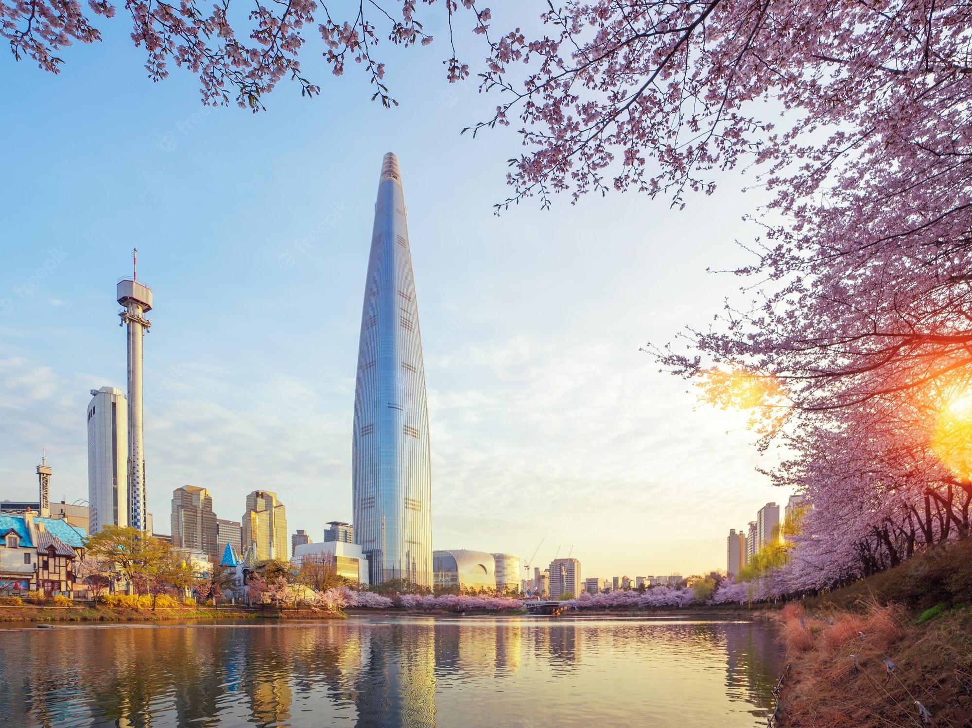 Lotte Tower Wallpapers - Top Free Lotte Tower Backgrounds - WallpaperAccess