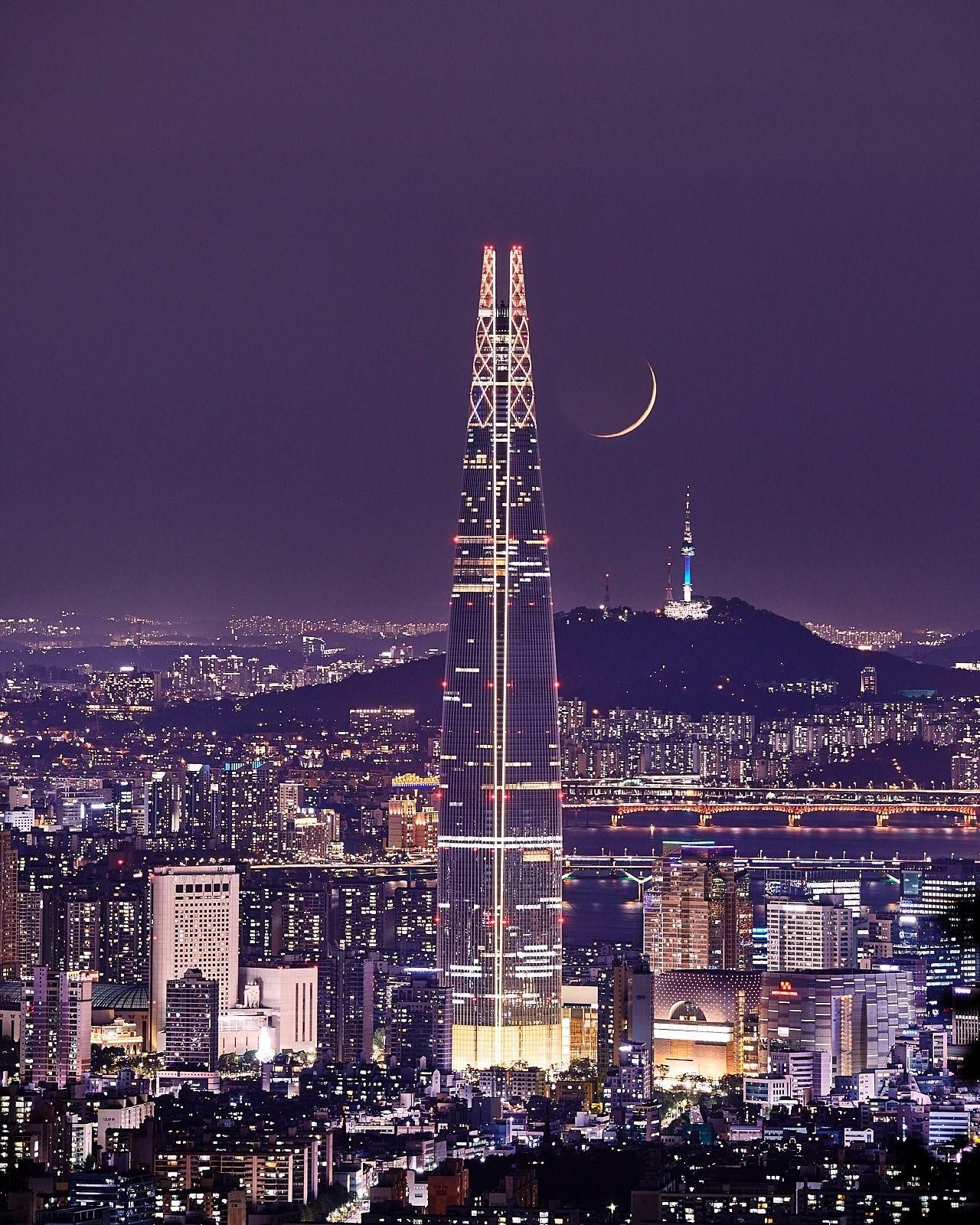 Lotte Tower Wallpapers - Top Free Lotte Tower Backgrounds - WallpaperAccess