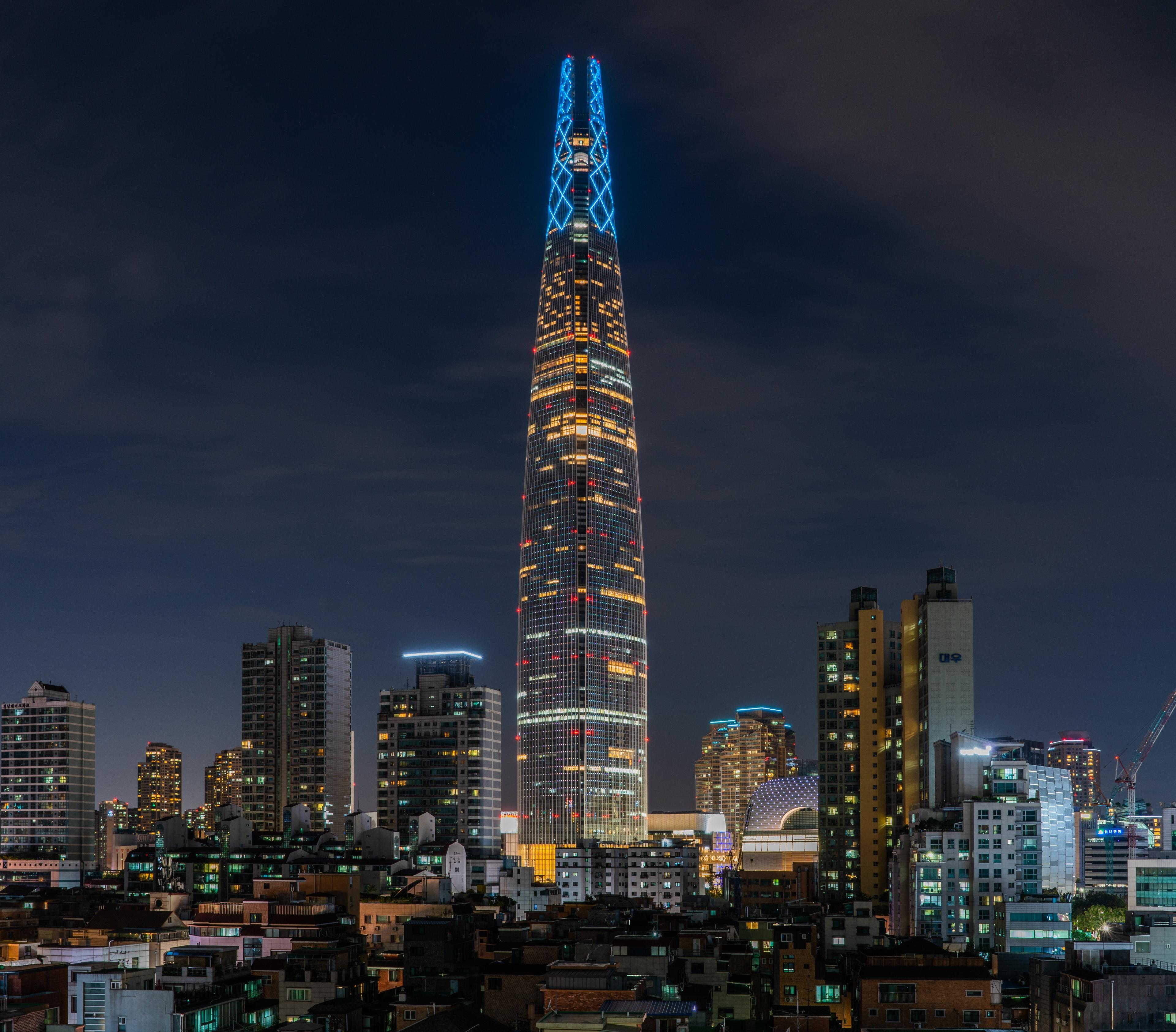 Lotte World Tower Wallpapers - Top Free Lotte World Tower Backgrounds ...