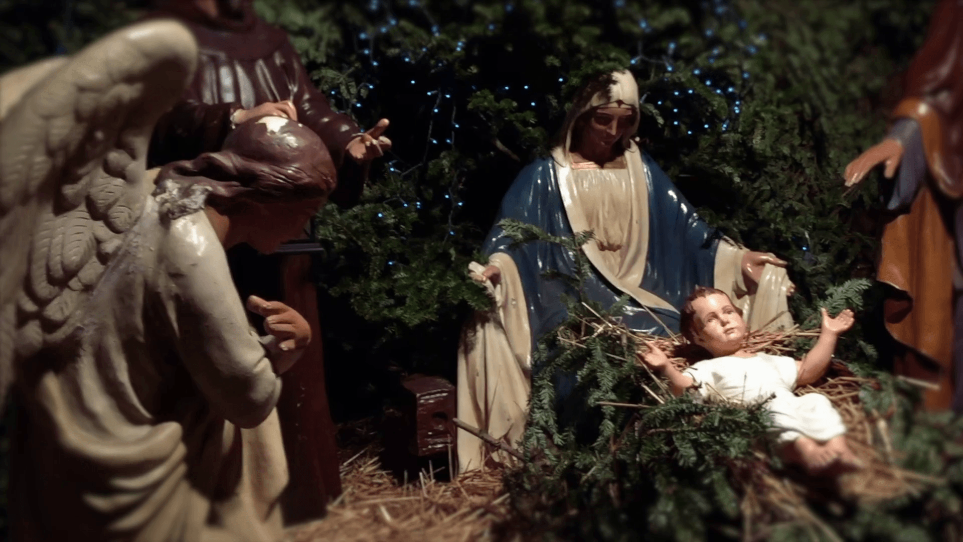 Angels Nativity Background