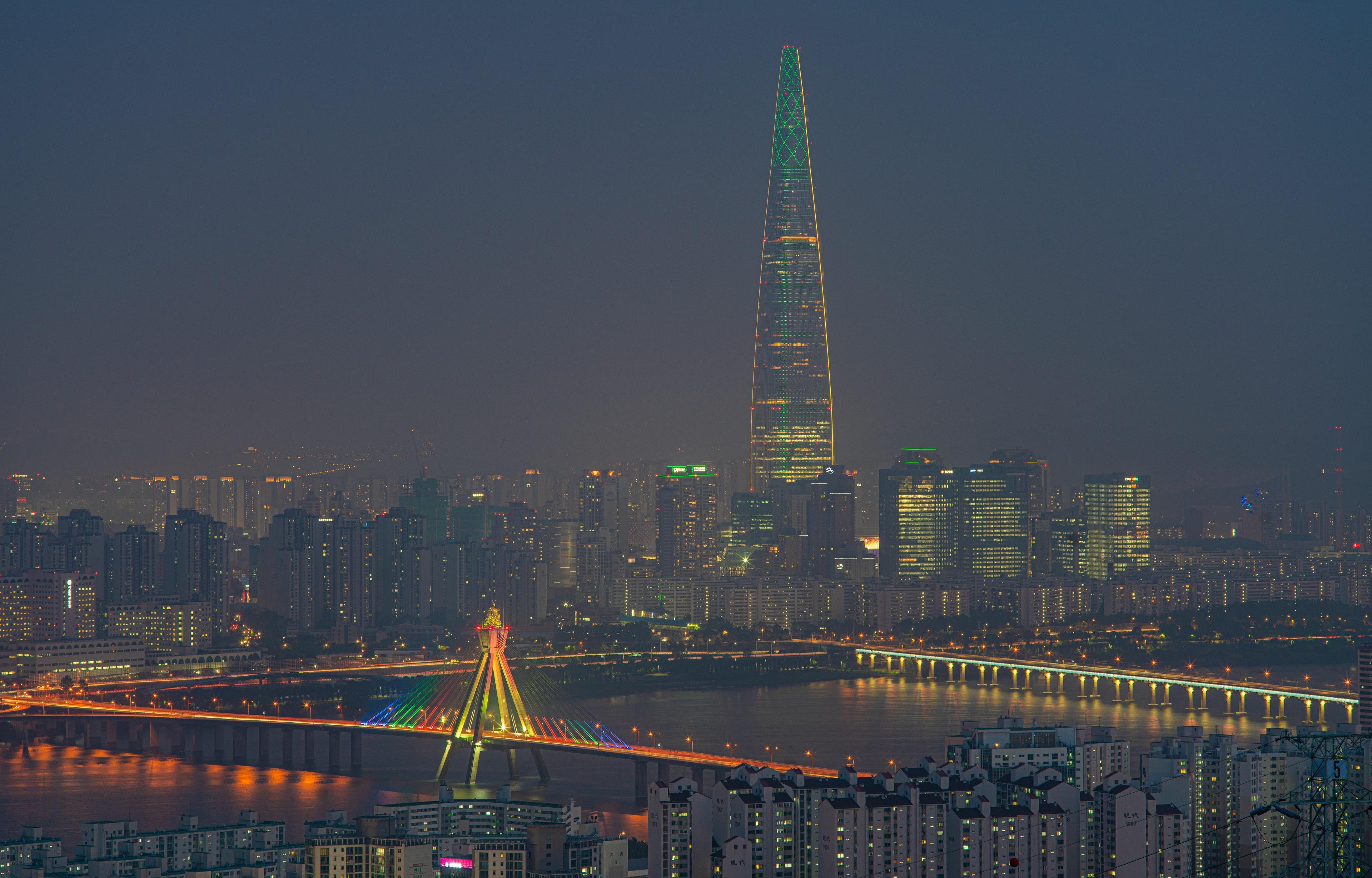 Lotte Tower Wallpapers - Top Free Lotte Tower Backgrounds - WallpaperAccess