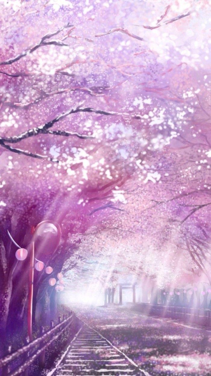 Pink Anime Scenery Wallpapers - Top Free Pink Anime Scenery Backgrounds ...