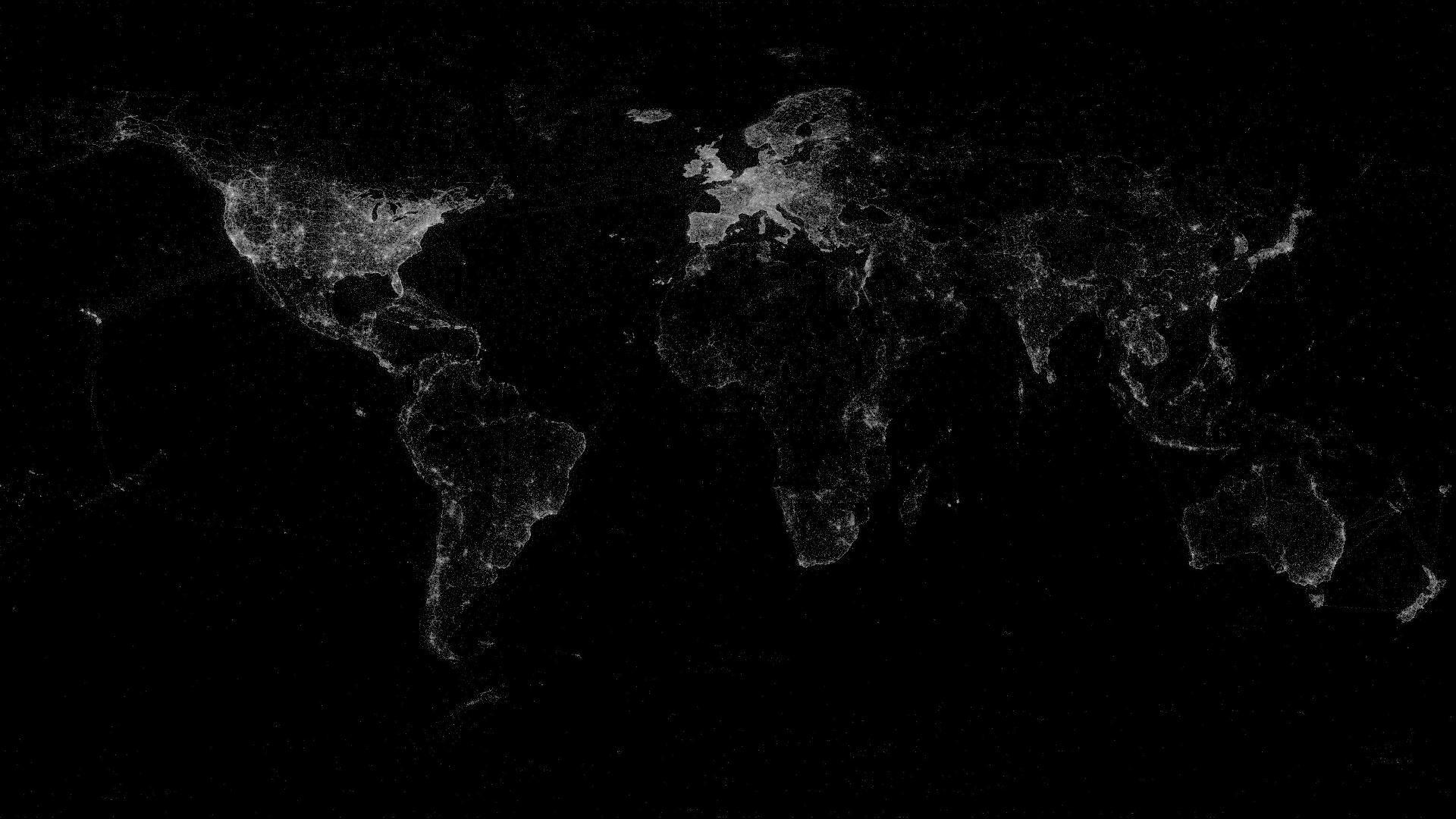 Dark World Map Wallpapers - Top Free Dark World Map Backgrounds ...