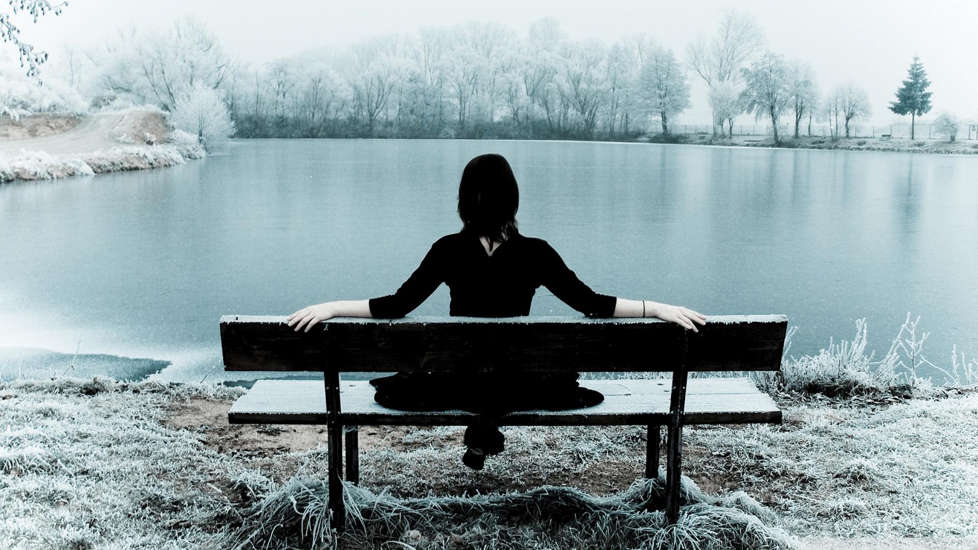 Girl Sitting Alone Wallpapers - Top Free Girl Sitting Alone Backgrounds ...
