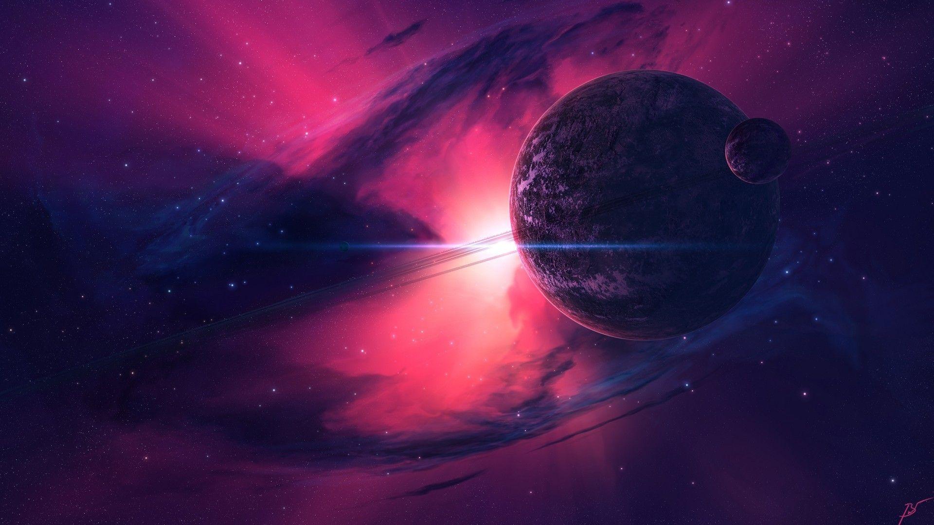 Pink Solar System Wallpapers - Top Free Pink Solar System Backgrounds ...