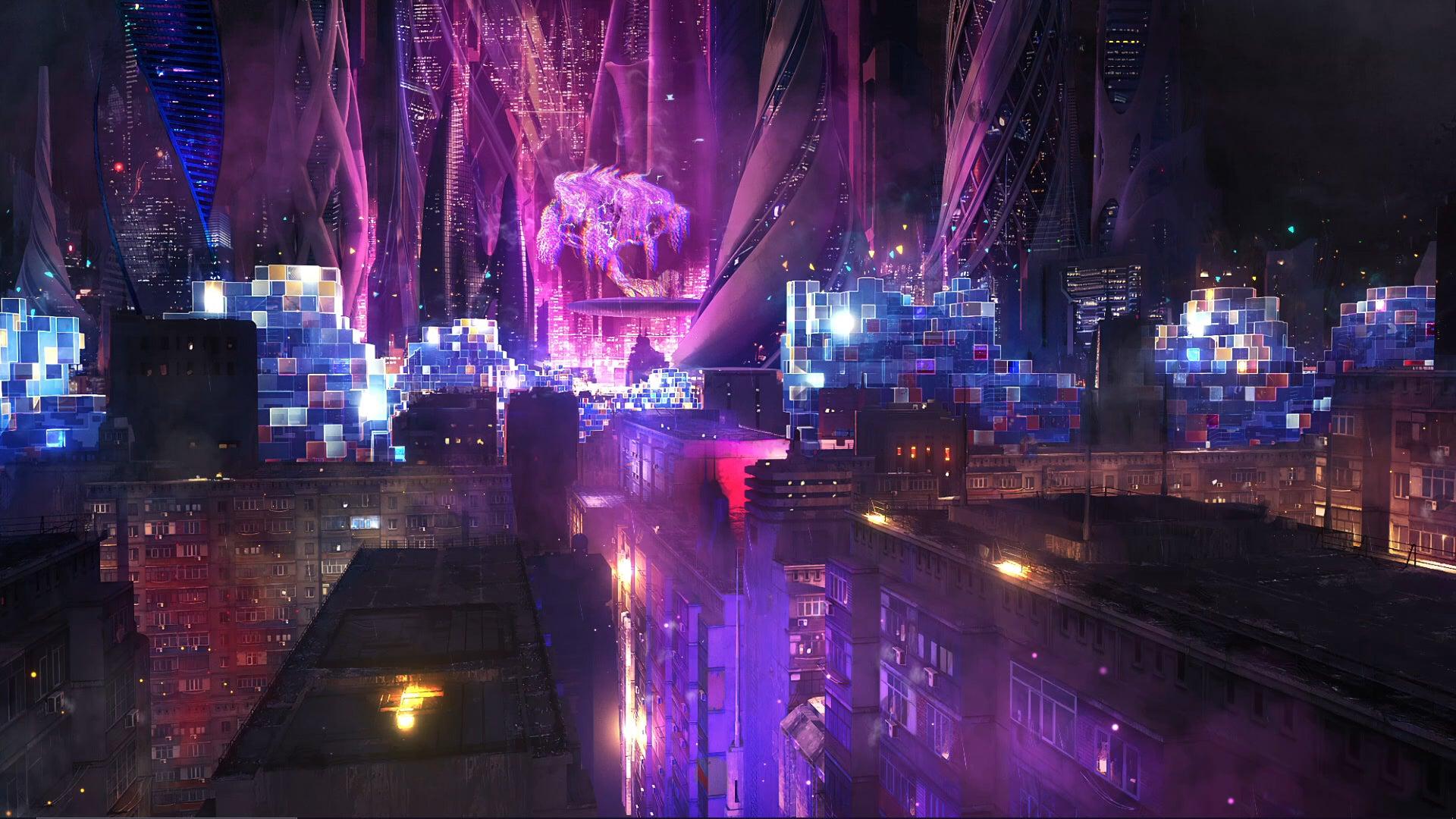 Cyberpunk City Desktop Wallpapers - Top Free Cyberpunk City Desktop ...