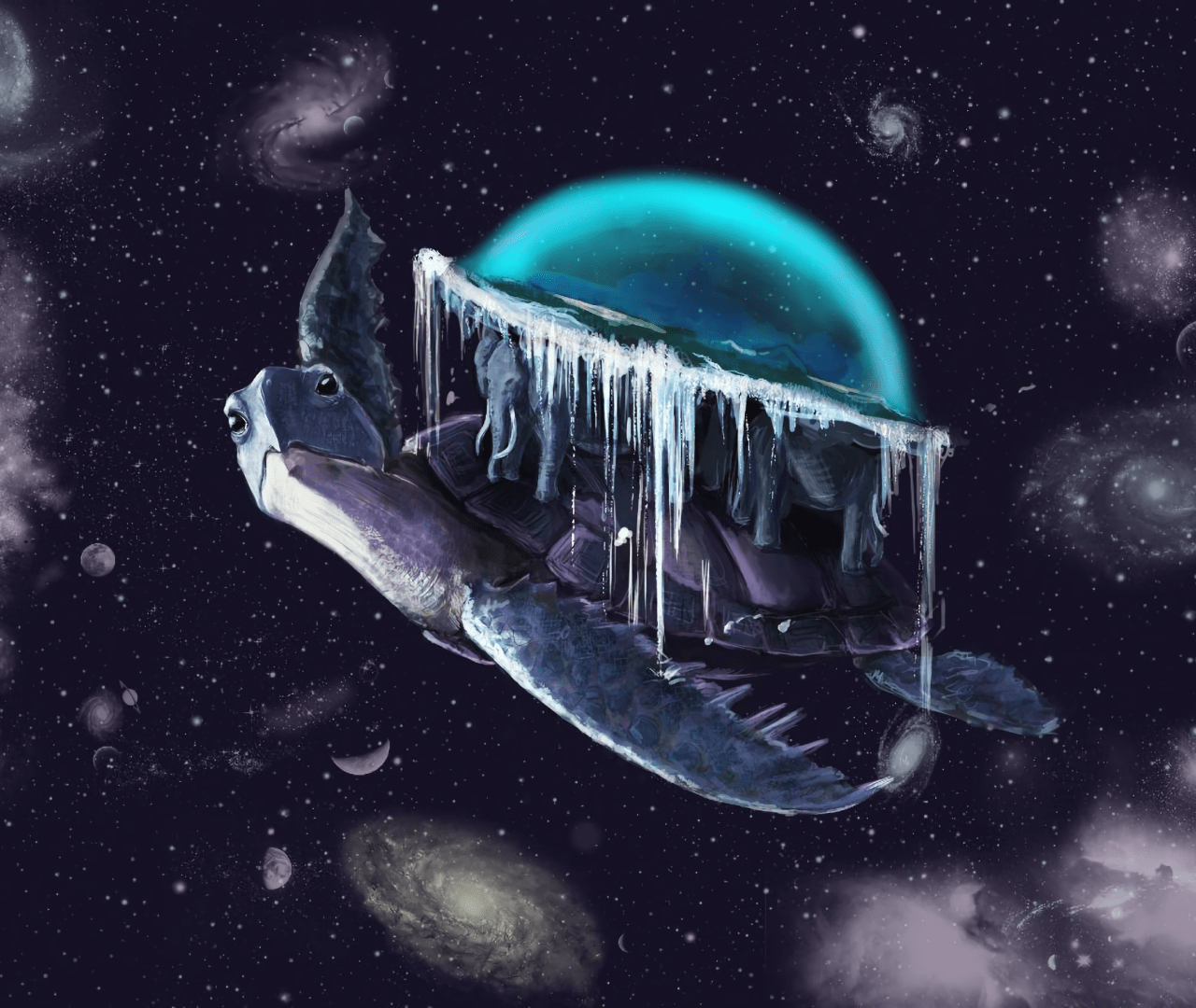 Space Turtle Wallpapers - Top Free Space Turtle Backgrounds ...