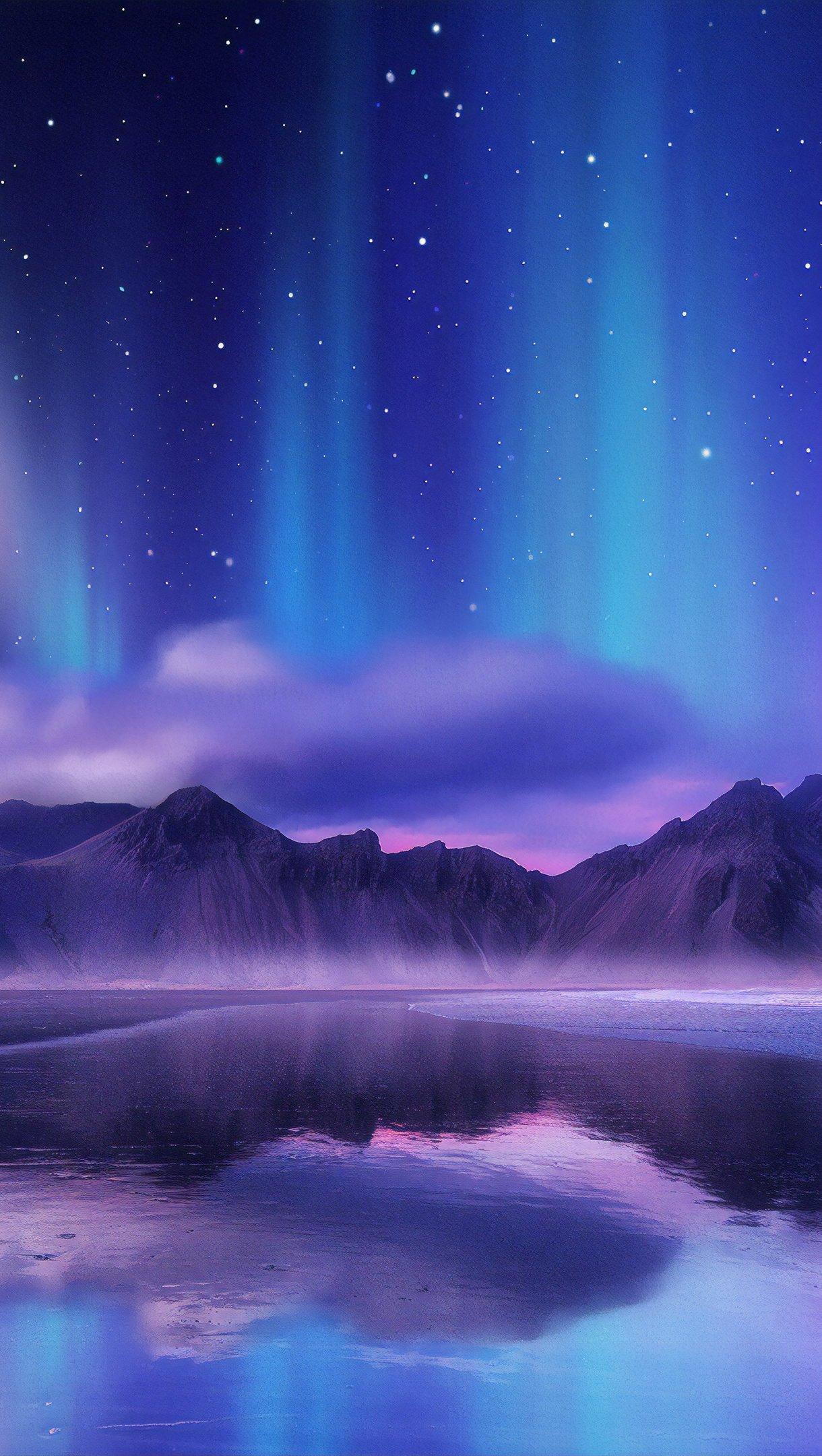 Blue Northern Lights Wallpapers - Top Free Blue Northern Lights ...