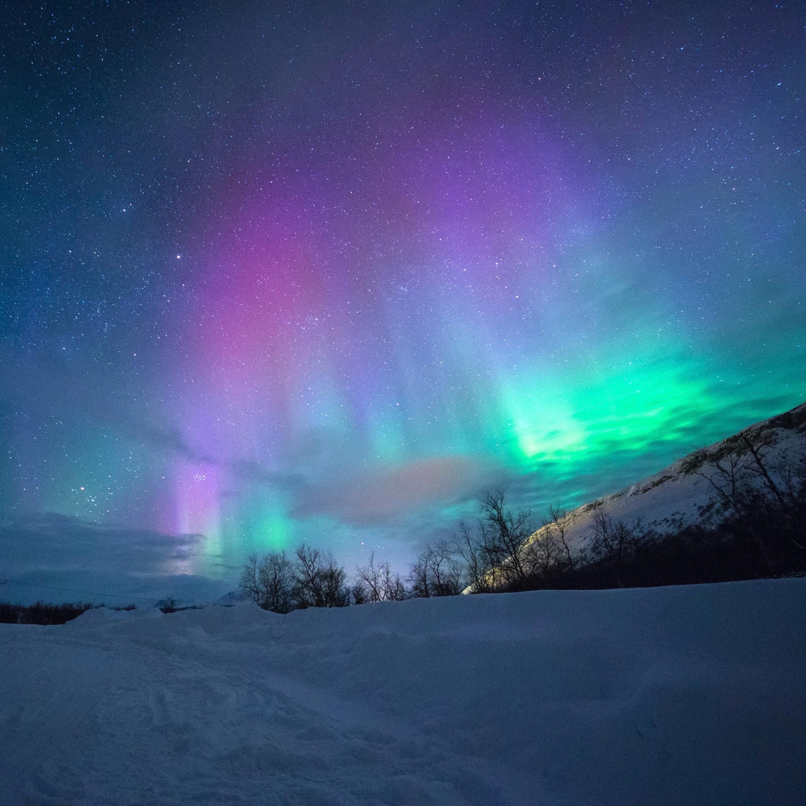 Blue Northern Lights Wallpapers - Top Free Blue Northern Lights ...