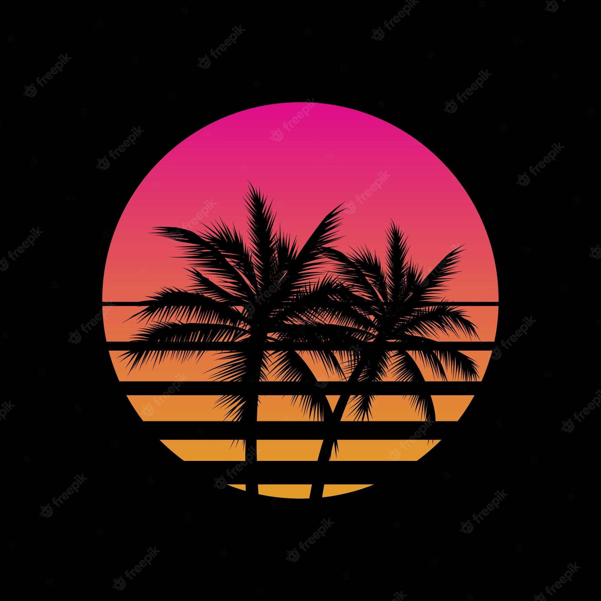 Palm Tree Vaporwave Wallpapers - Top Free Palm Tree Vaporwave ...