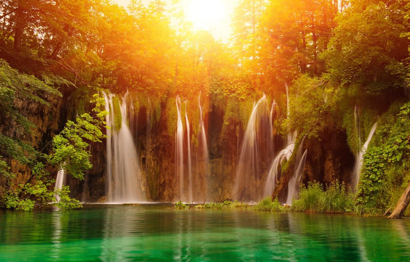 Sun Waterfall Wallpapers - Top Free Sun Waterfall Backgrounds ...