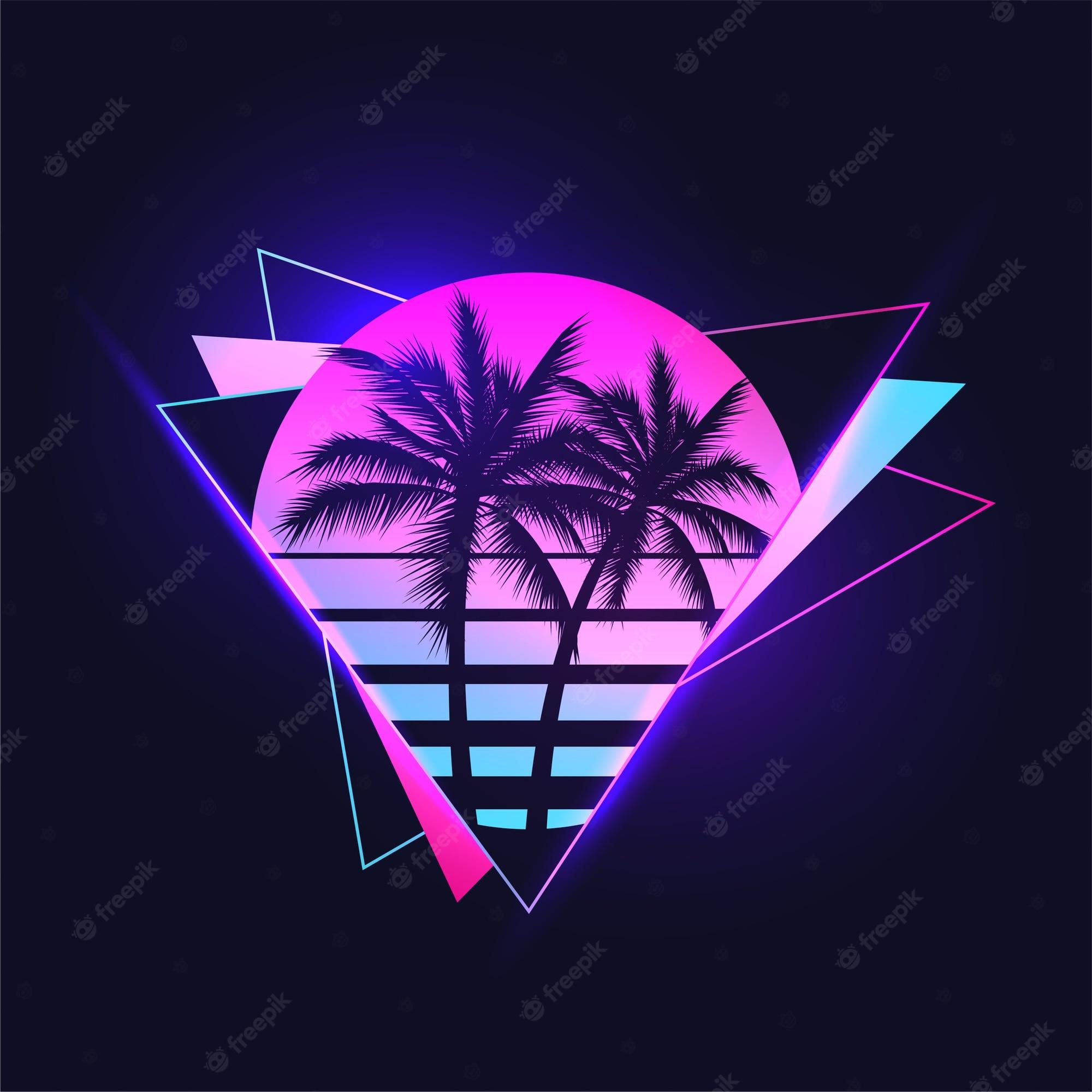 Palm Tree Vaporwave Wallpapers - Top Free Palm Tree Vaporwave ...